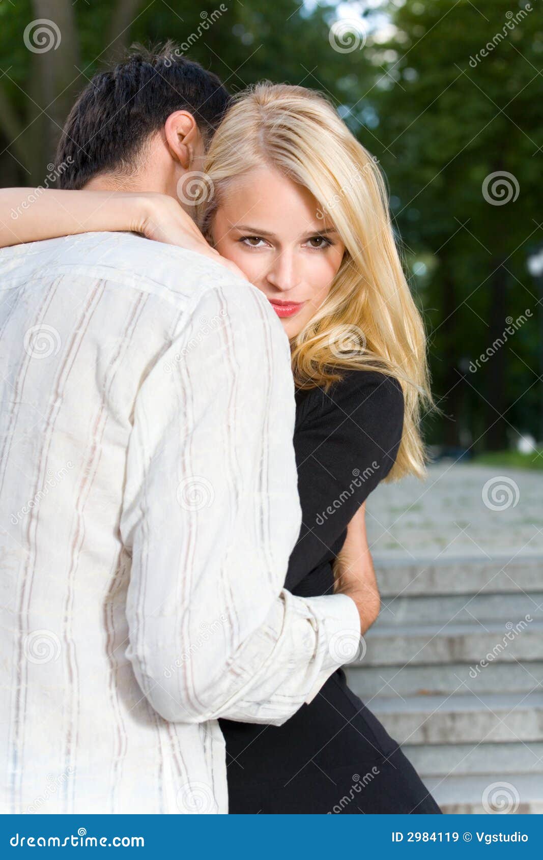 Young embracing couple stock image. Image of marriage - 2984119