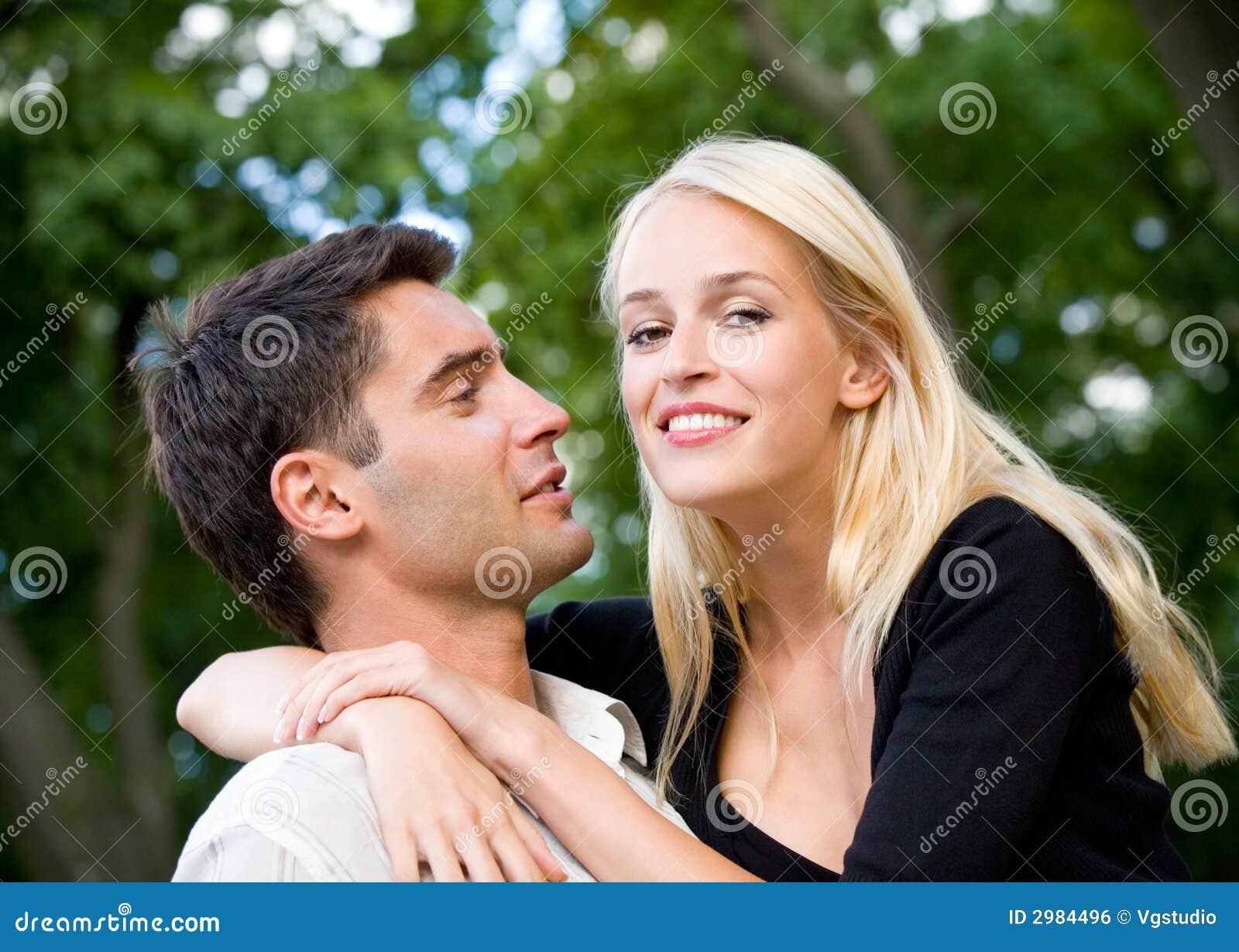 Young embracing couple stock photo. Image of marriage - 2984496