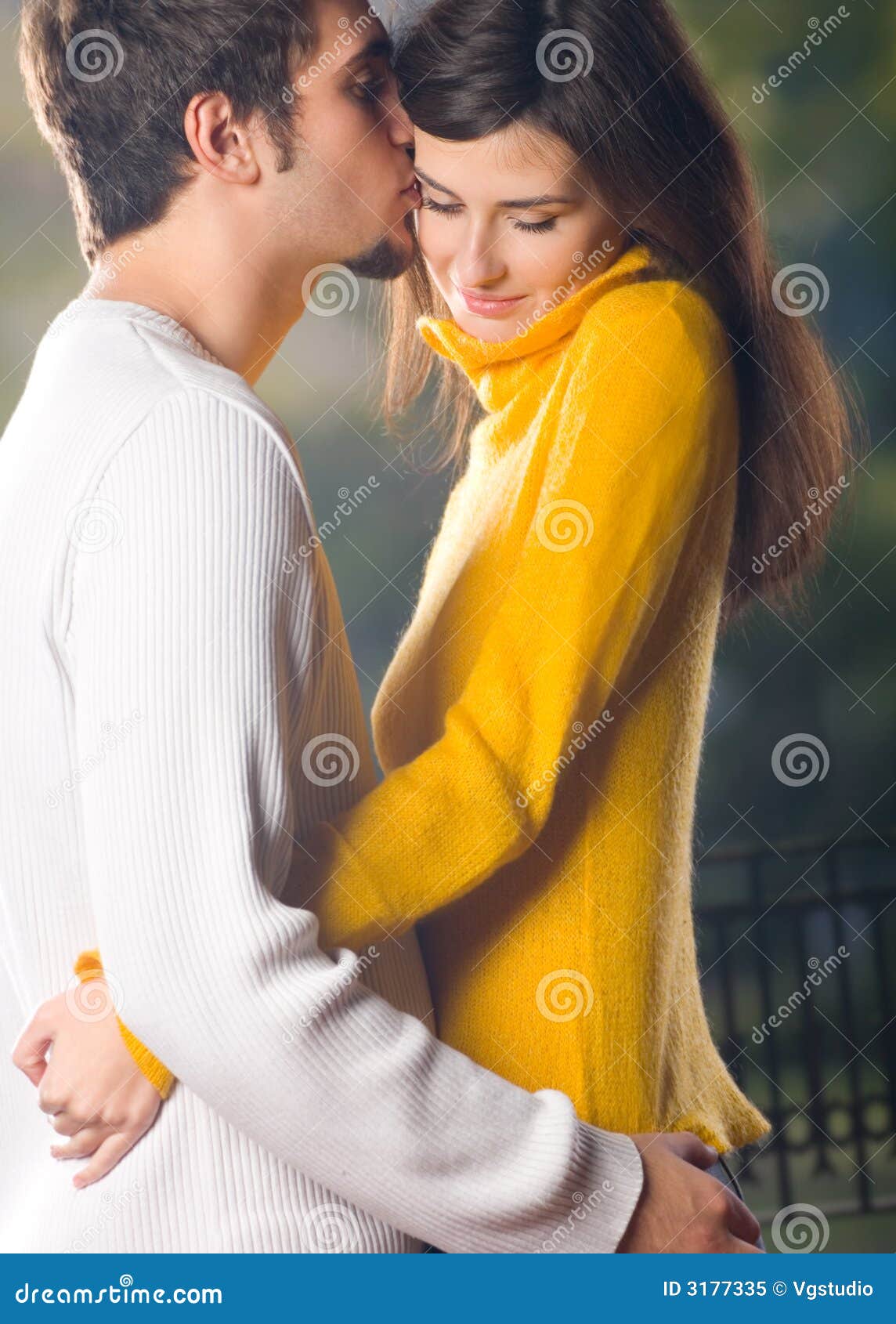 Young embracing couple stock image. Image of leisure, caucasian - 3177335