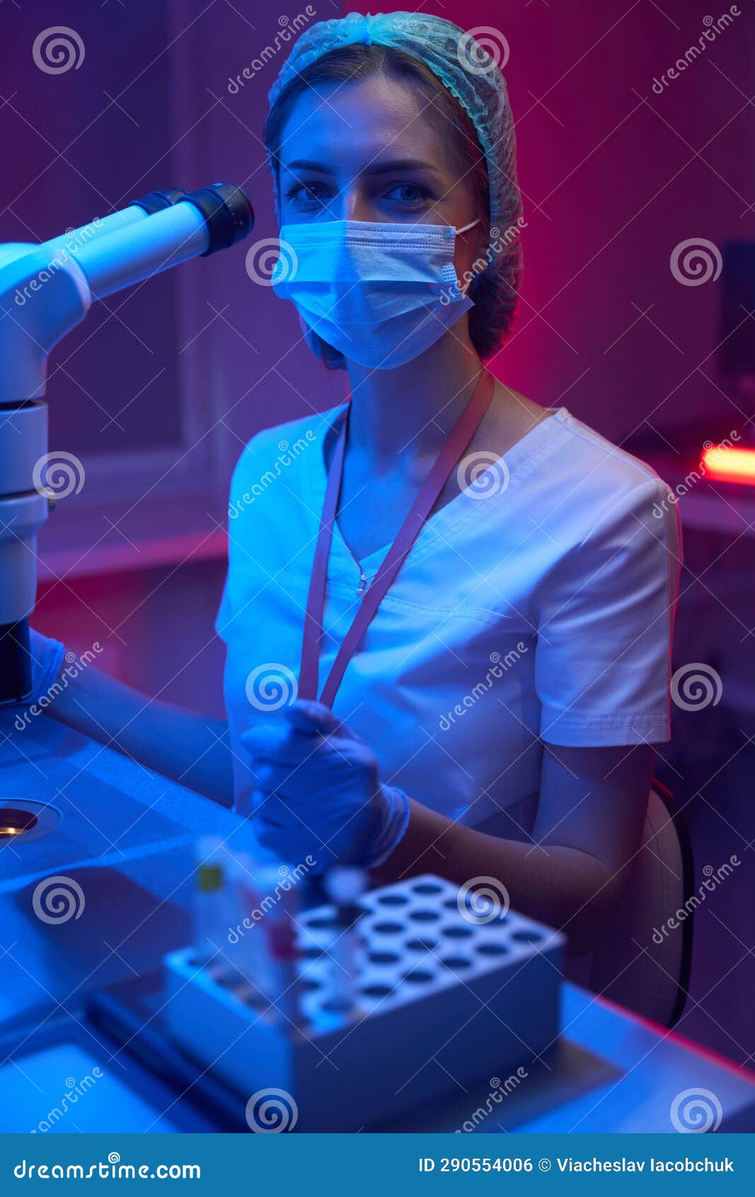 Embryologist Freezing Embryos For Staorage Royalty-Free Stock Photo ...