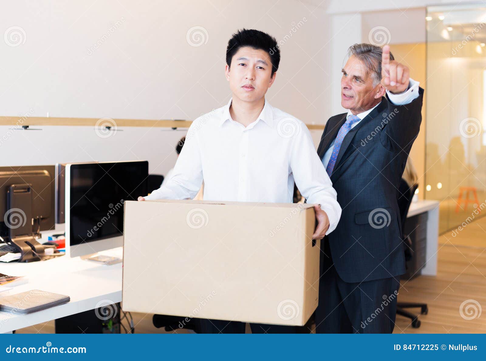 Young Employee Has Been Fired and is Leaving Office Stock Image - Image ...