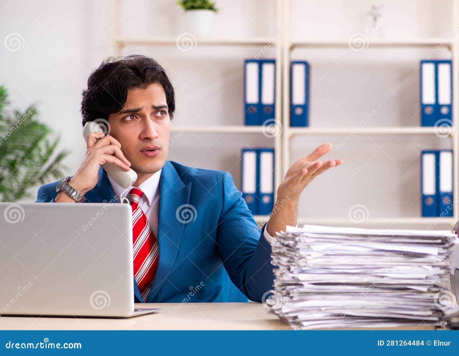 Young Employee Making Copies at Copying Machine Stock Photo - Image of ...