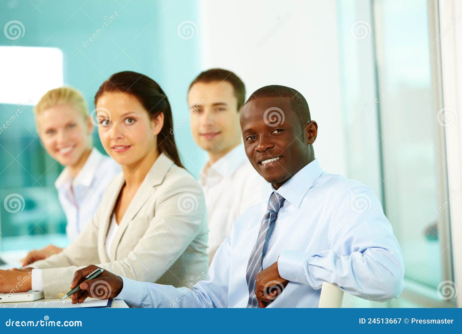 Young employees stock image. Image of confident, businessman - 24513667