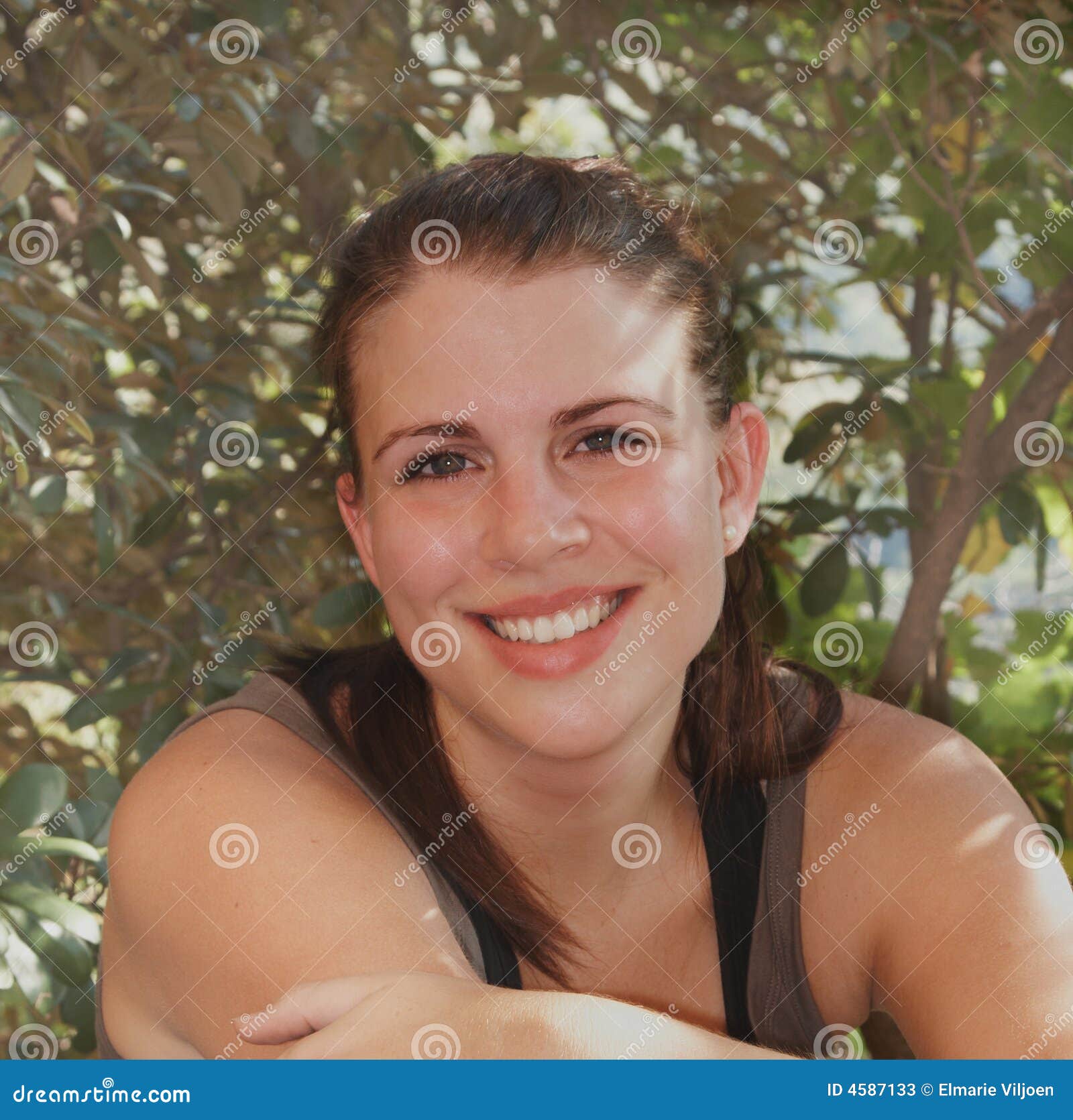 Young Energetic Healthy Girl Stock Image - Image of young, blush: 4587133