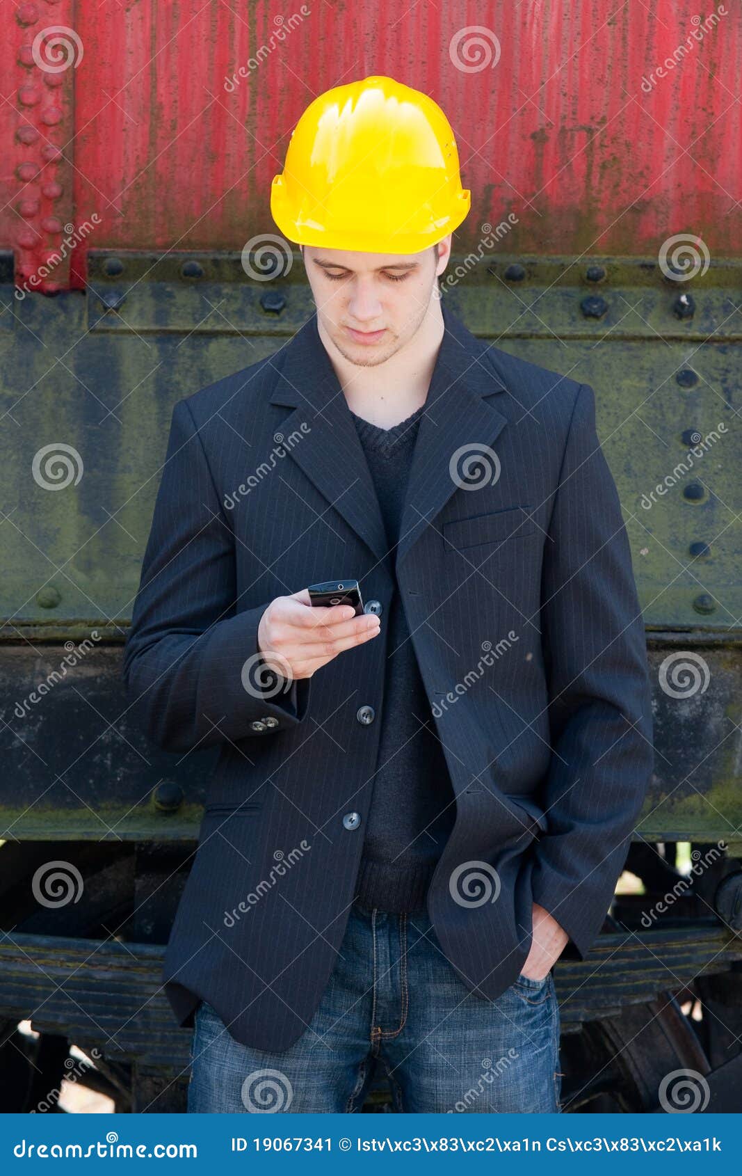 Young engineer stock image. Image of happy, engineer - 19067341