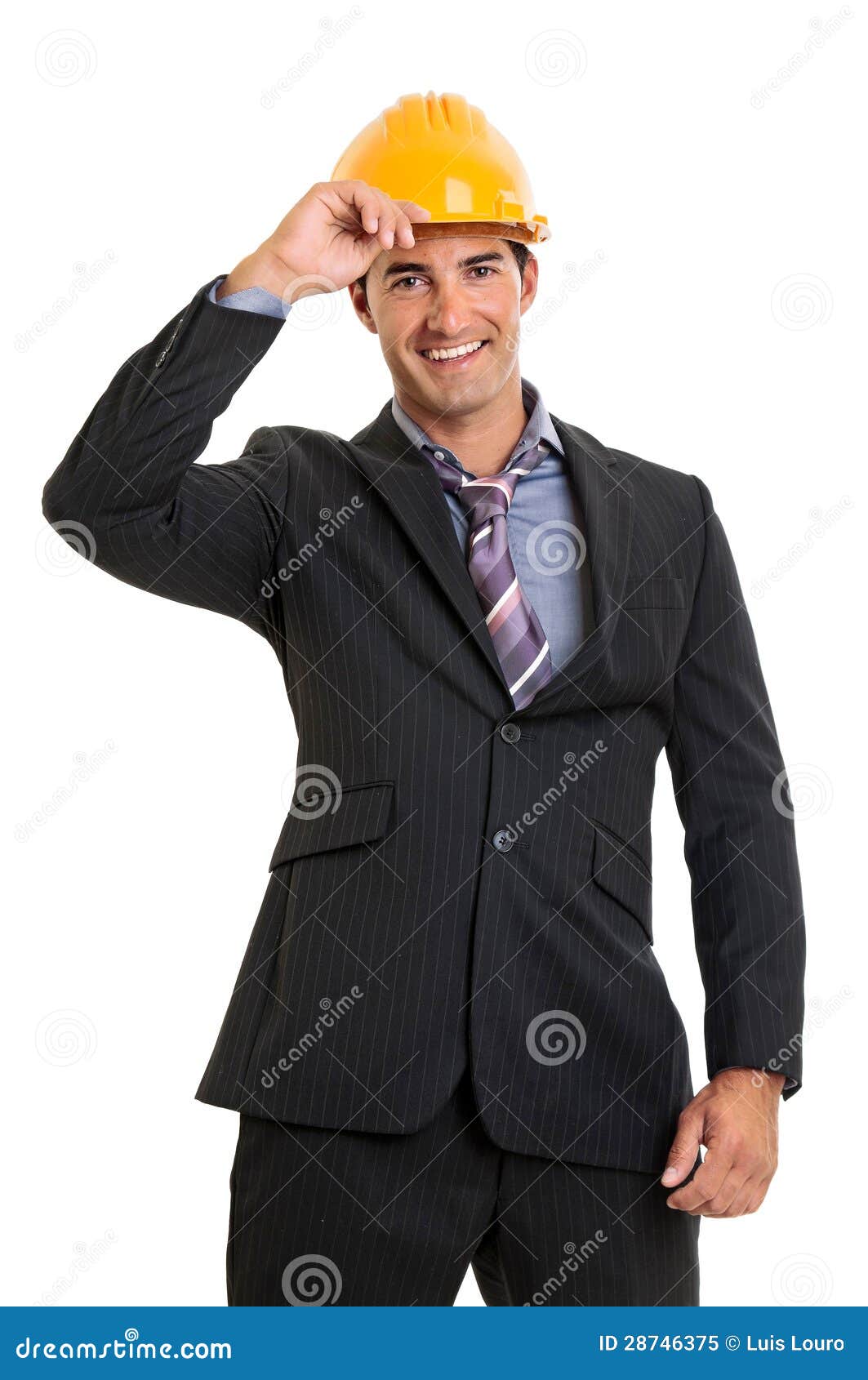 Young engineer stock image. Image of confident, company - 28746375