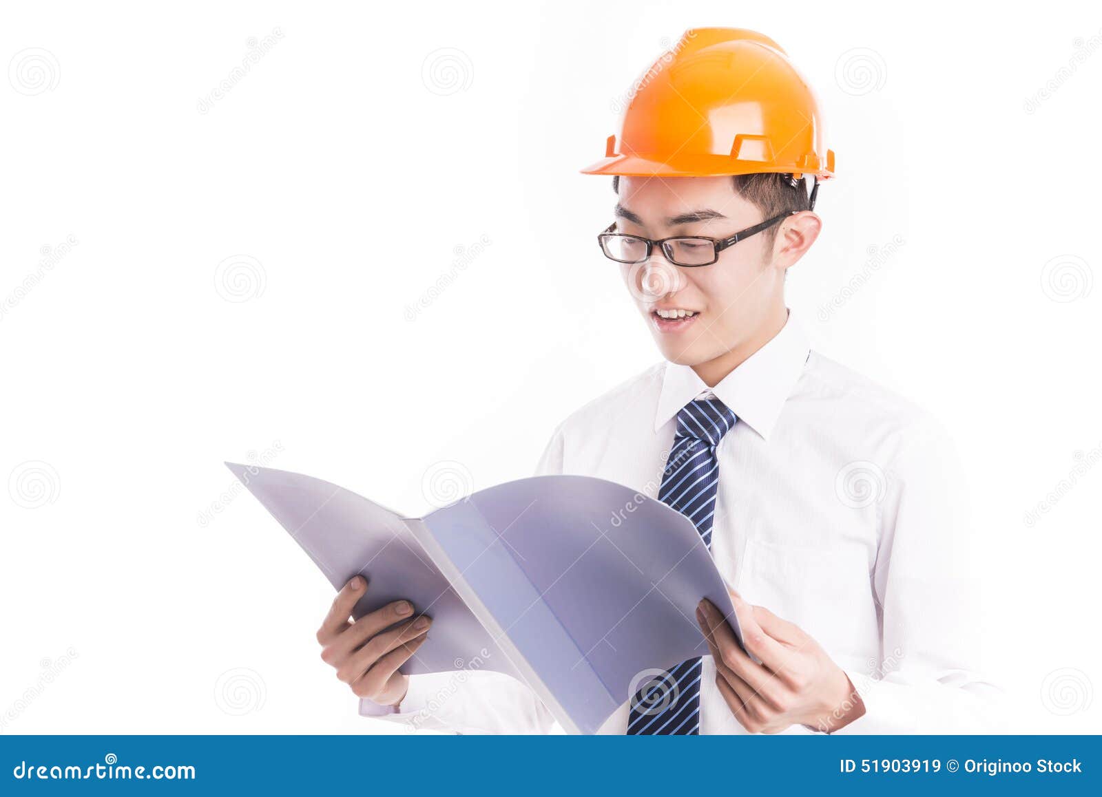 Young engineer stock image. Image of profile, document - 51903919