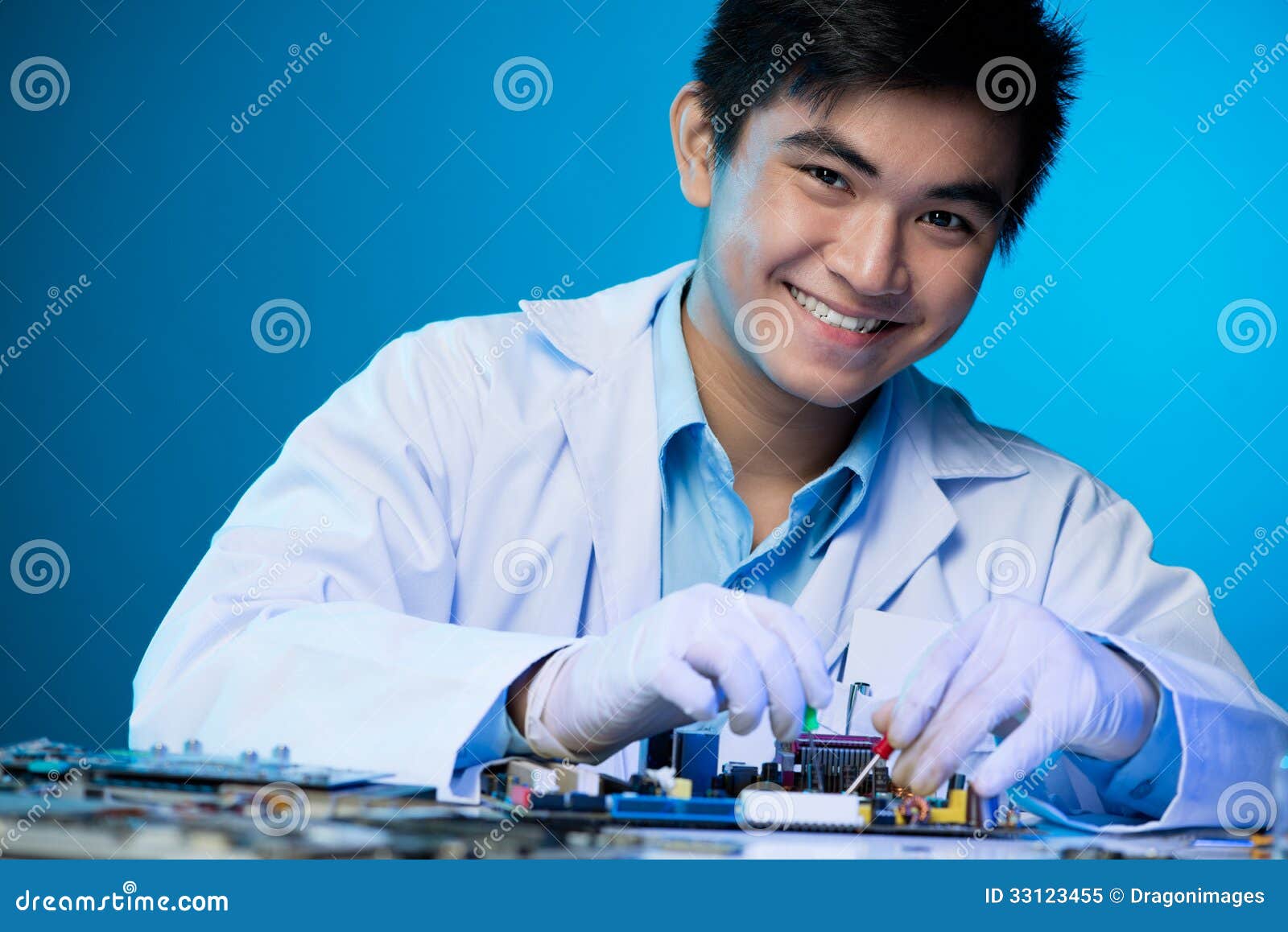 Young engineer stock image. Image of megabytes, information - 33123455