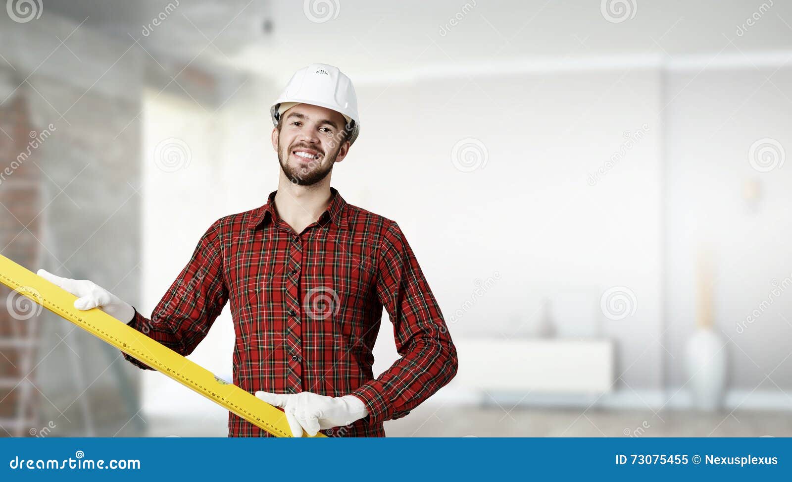 Young Engineer Man . 3D Render Stock Image - Image of journeyman ...