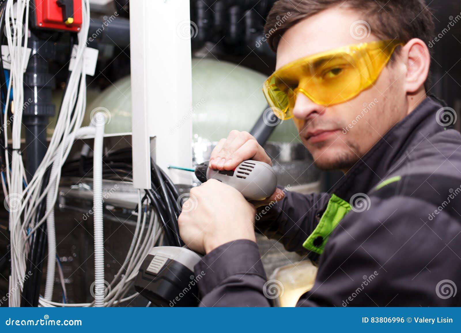 Young Engineer at the Plant Stock Photo - Image of young, screwdriver ...