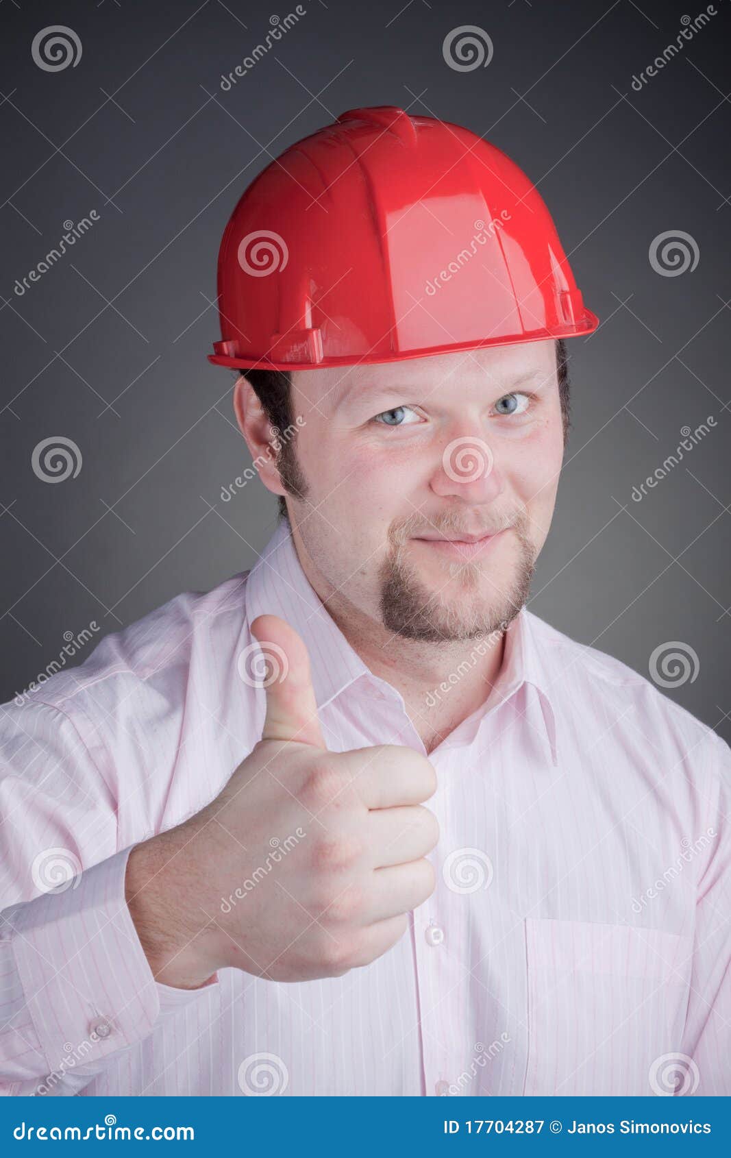 Young Engineer With Thumb Up Royalty Free Stock Photography - Image ...