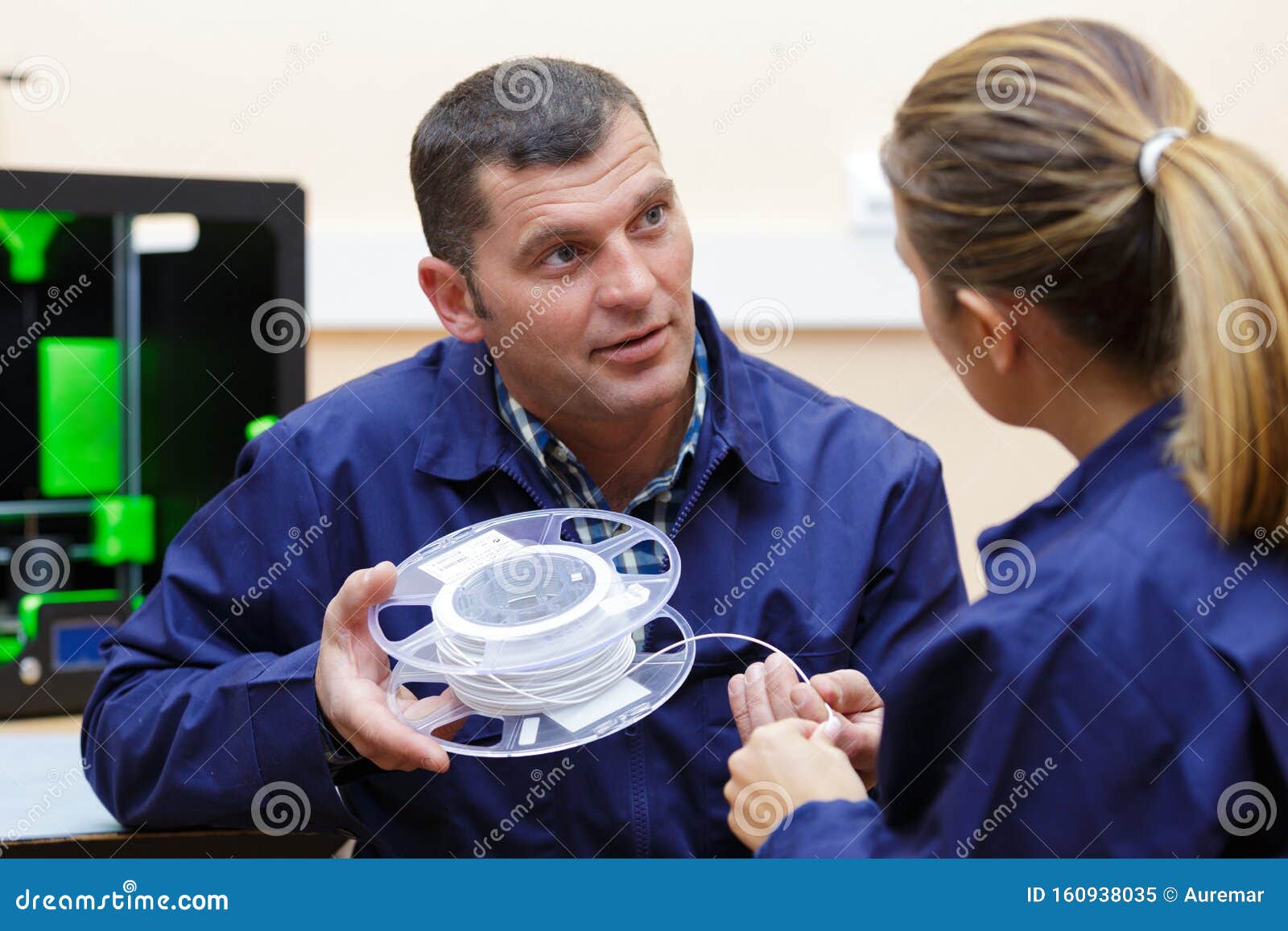 Young Engineer Using 3d Printer Stock Image - Image of detail, tech ...
