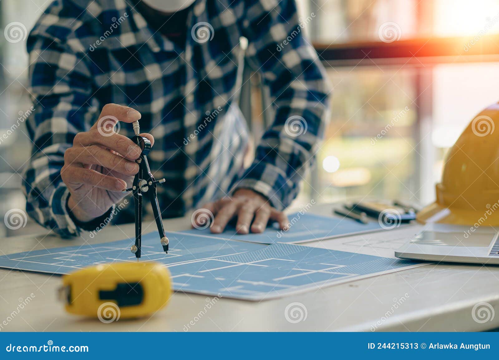 Young Engineers and Architects Design, Plan, Measure the Layout of ...