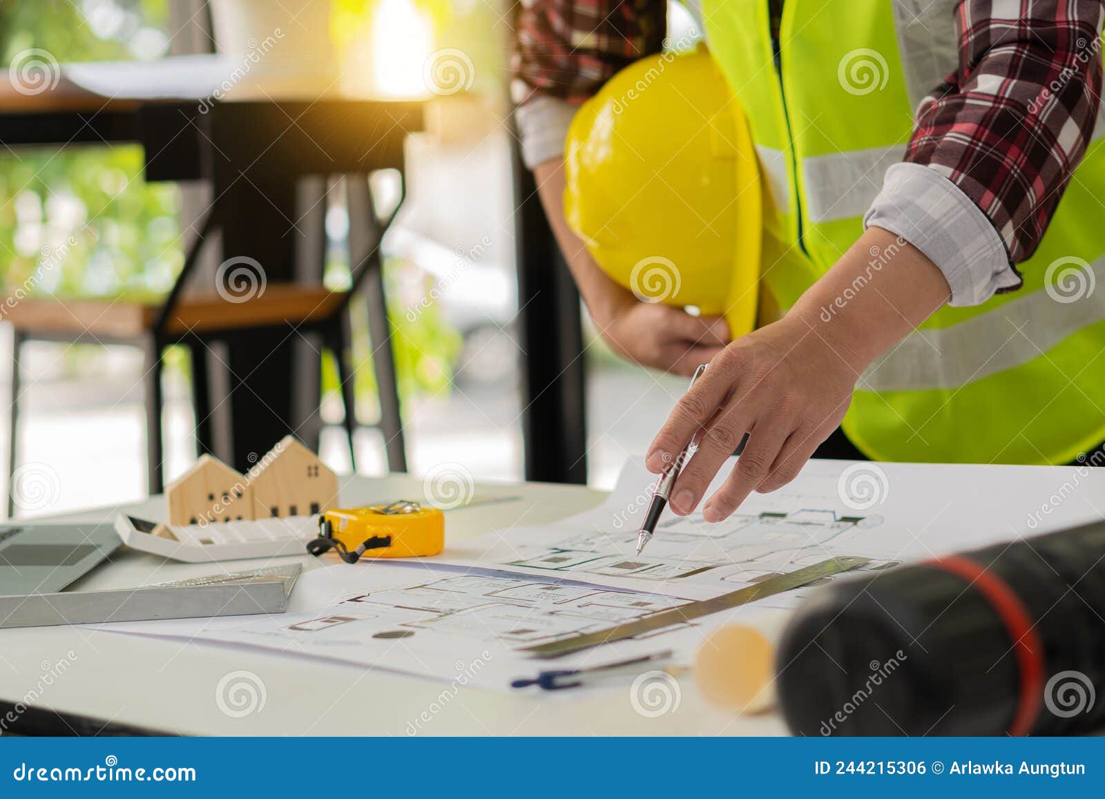 Young Engineers and Architects Design, Plan, Measure the Layout of ...