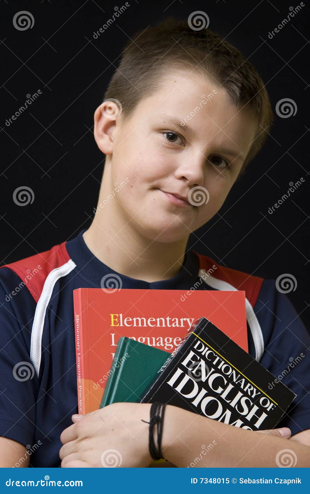 Young English student stock image. Image of books, hold - 7348015