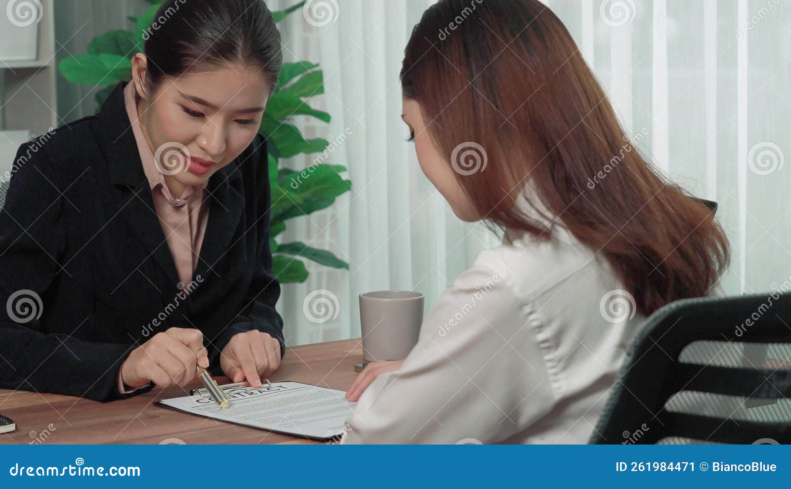 Young and Enthusiastic Candidate Interview with HR Manager in Office ...