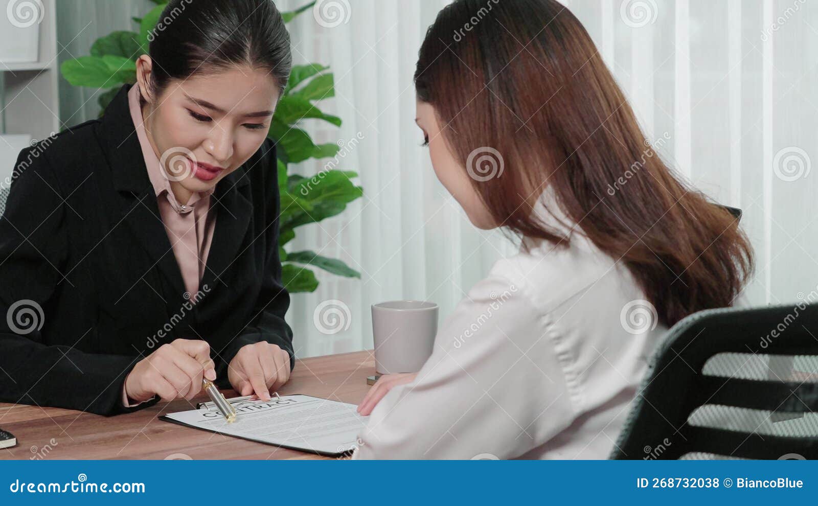 Young and Enthusiastic Candidate Interview with HR Manager in Office ...