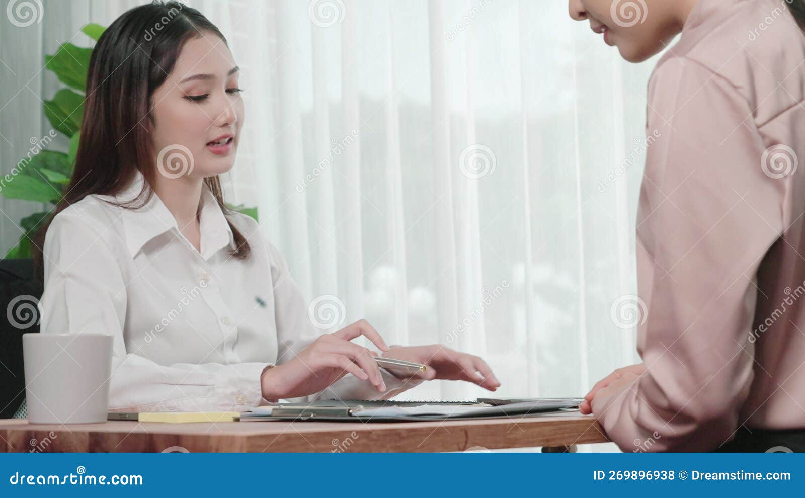 Young and Enthusiastic Candidate Interview with HR Manager in Office ...