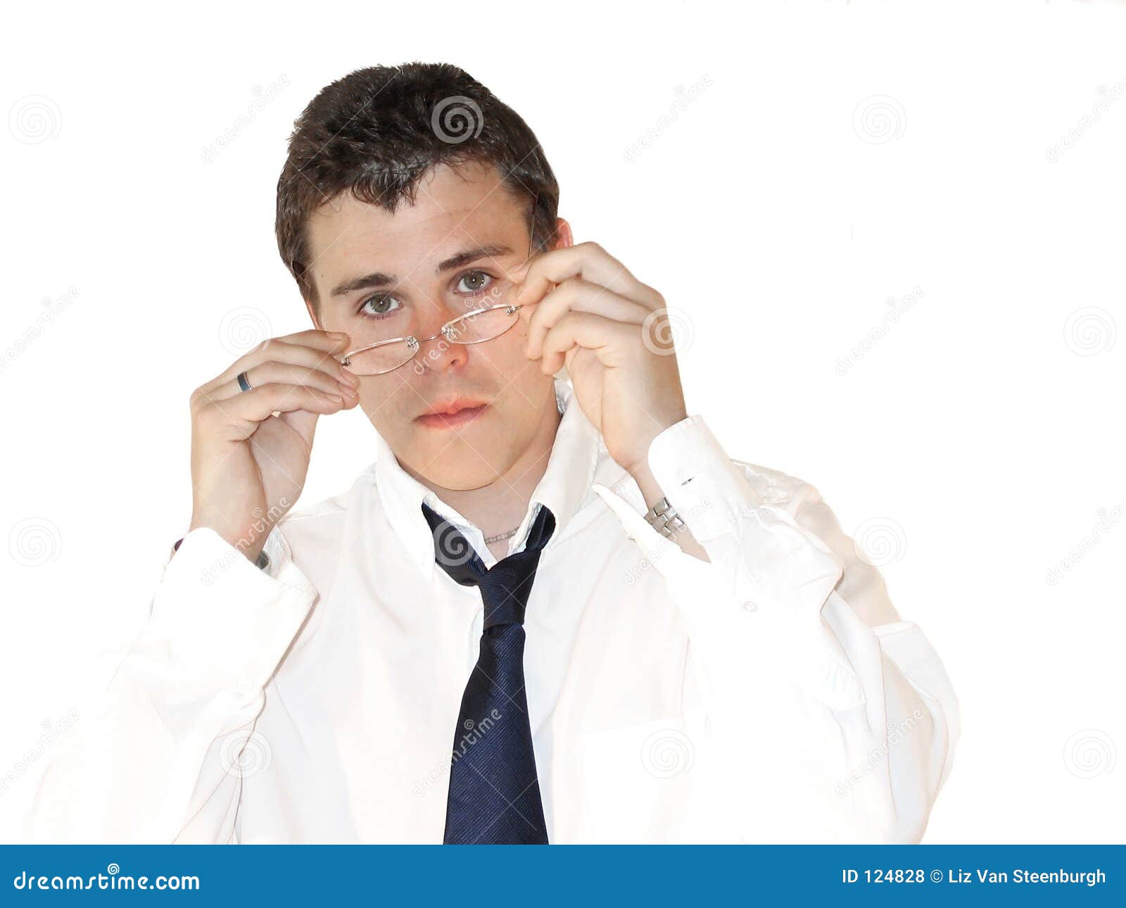 Young Executive stock photo. Image of handsome, attractive - 124828