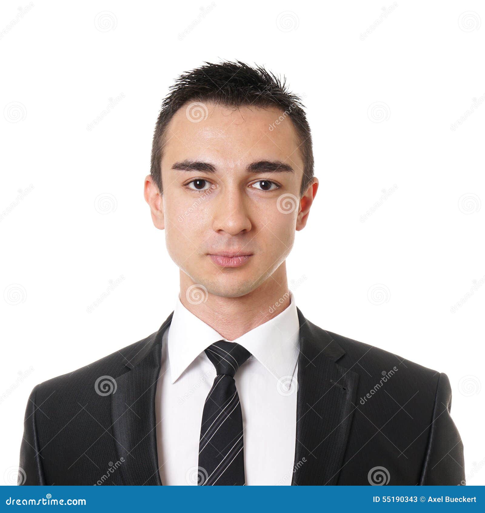 Young executive stock image. Image of isolated, friendly - 55190343