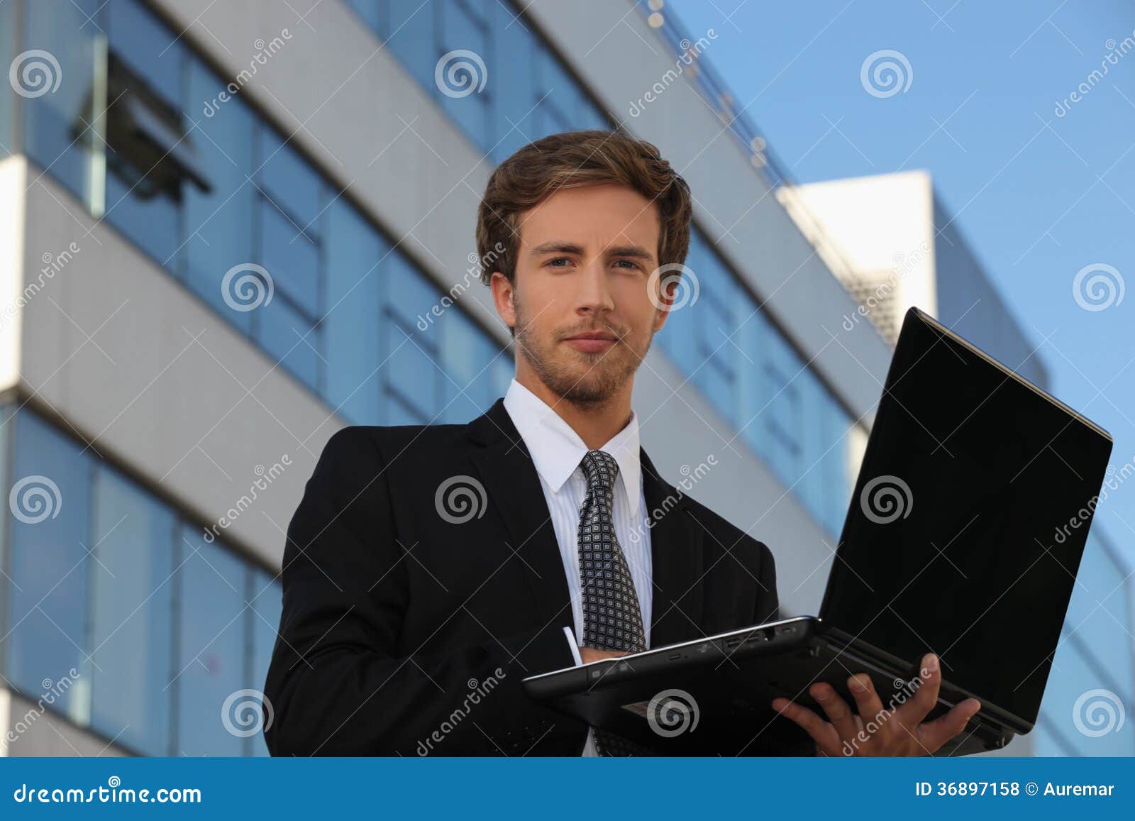 Young executive stock photo. Image of confident, happy - 36897158