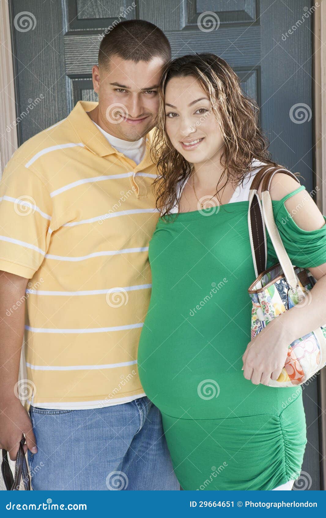 Young Expectant Couple stock image. Image of male, affection - 29664651
