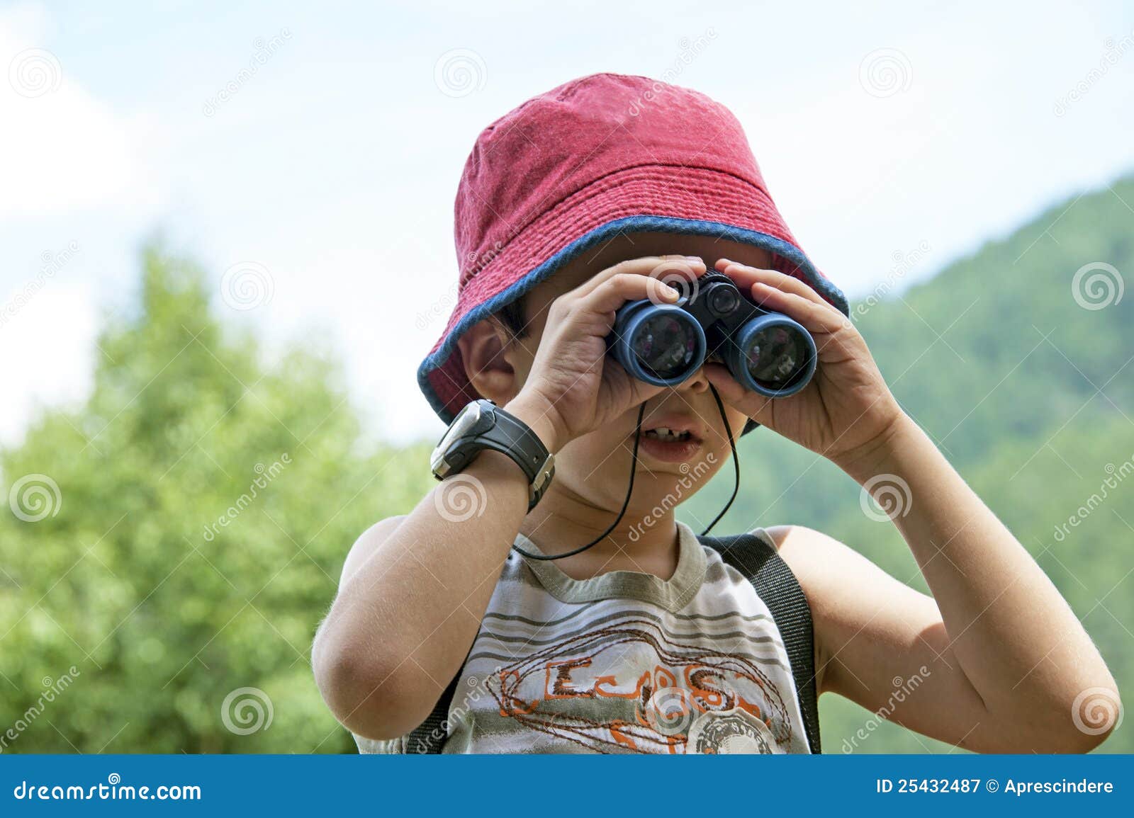 Young explorer stock image. Image of equipment, adventure - 25432487