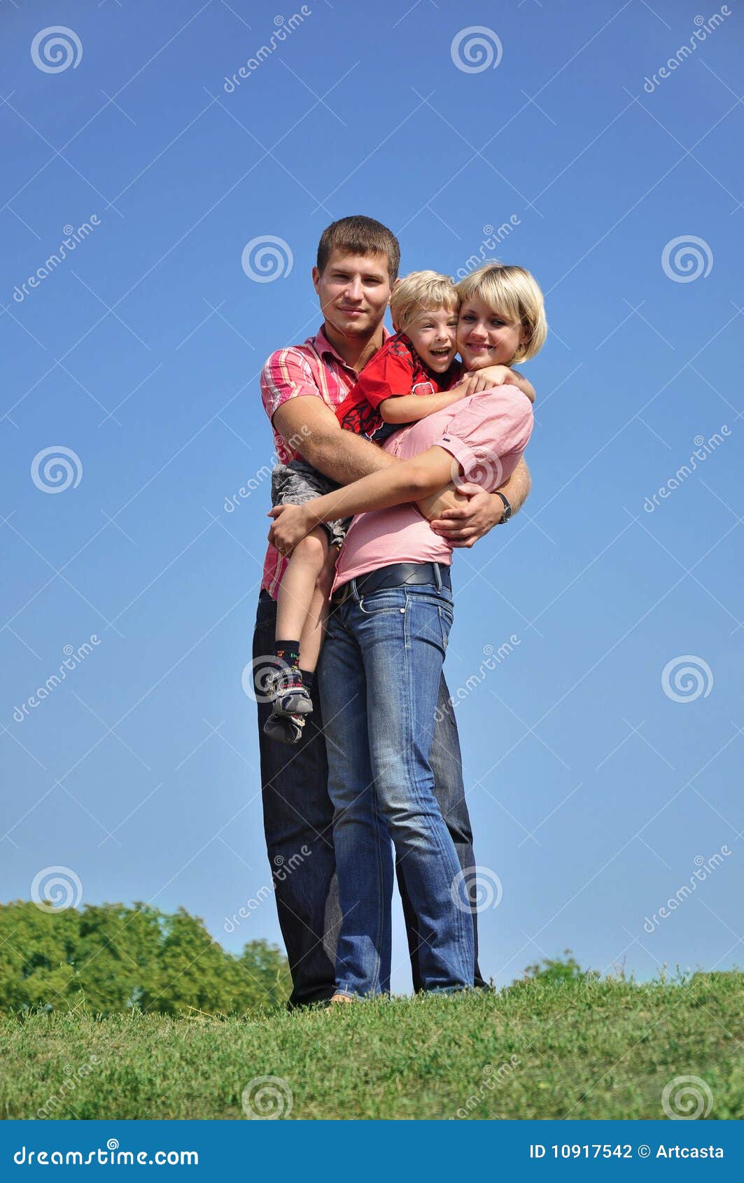 Young Family stock photo. Image of happy, childhood, children - 10917542