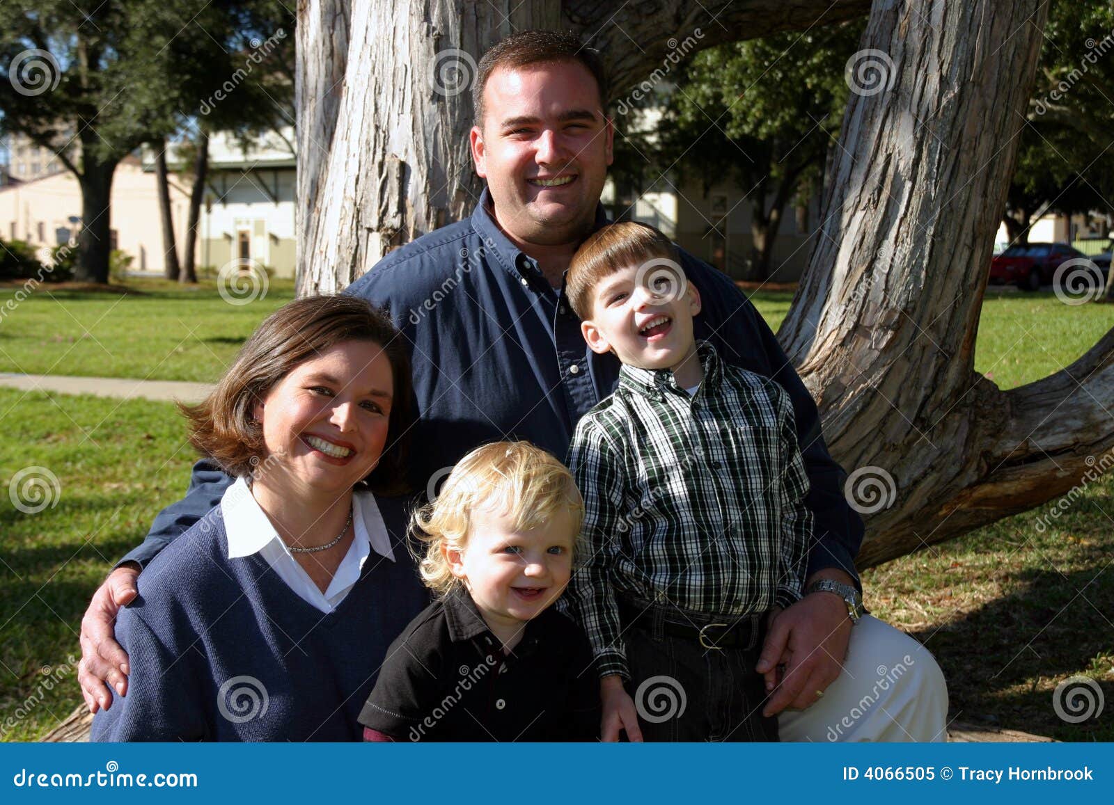 Young family in blue stock image. Image of male, sibling - 4066505
