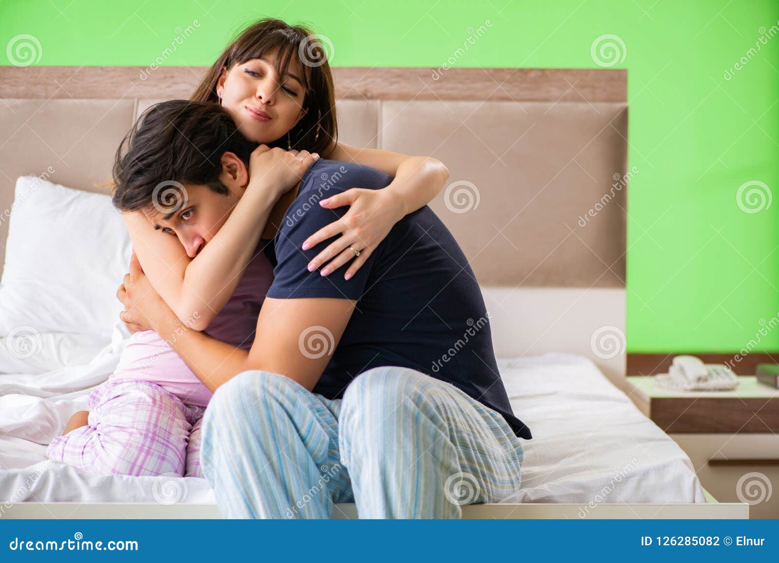 The Young Family Discussing Personal Problems Stock Photo - Image of ...