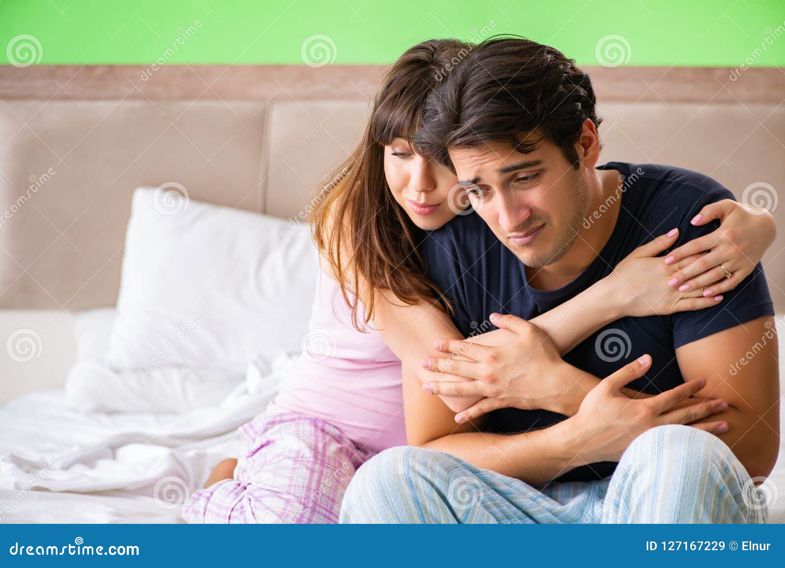 The Young Family Discussing Personal Problems Stock Image - Image of ...