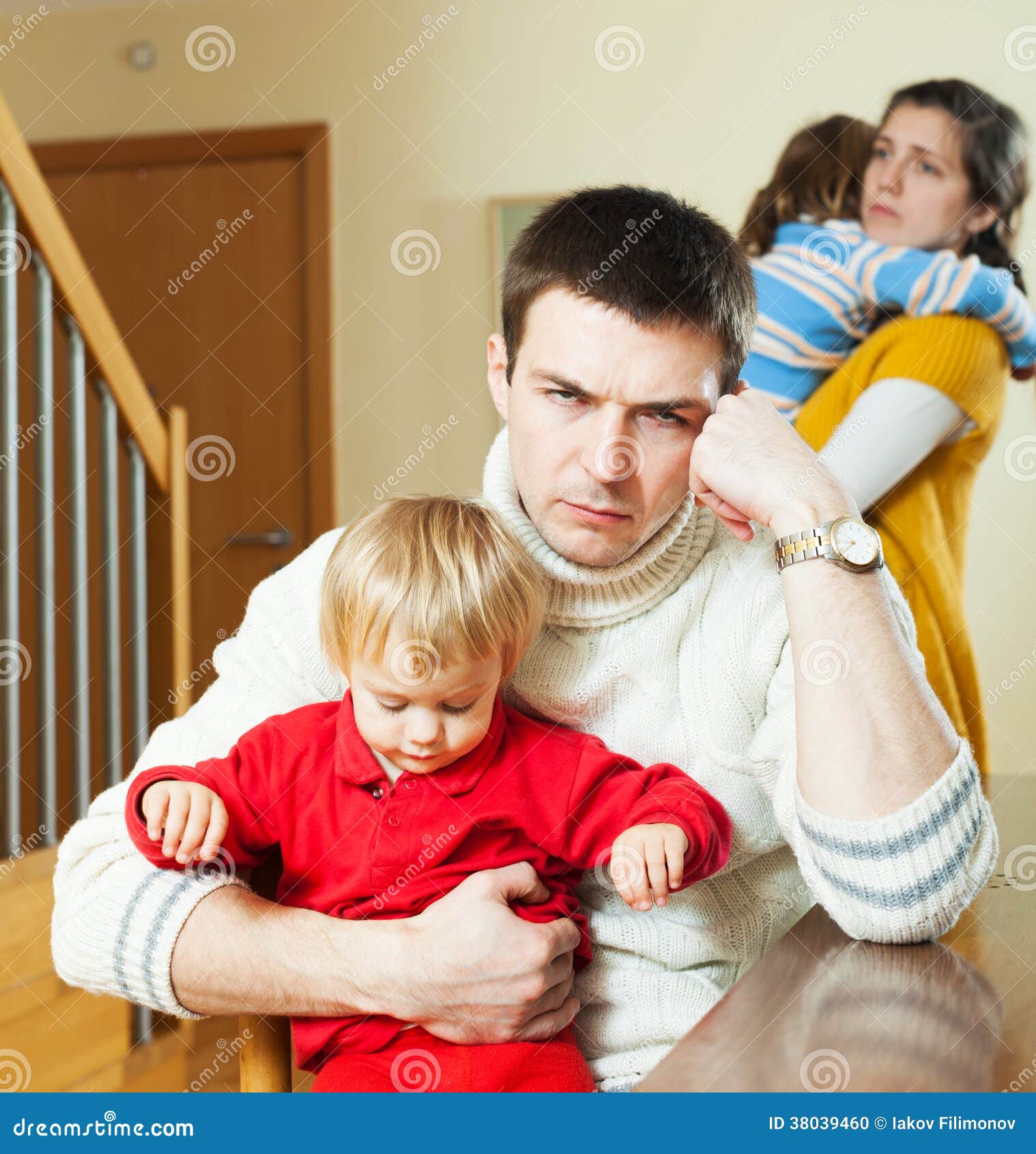 Family Quarrel Stock Image | CartoonDealer.com #37962709