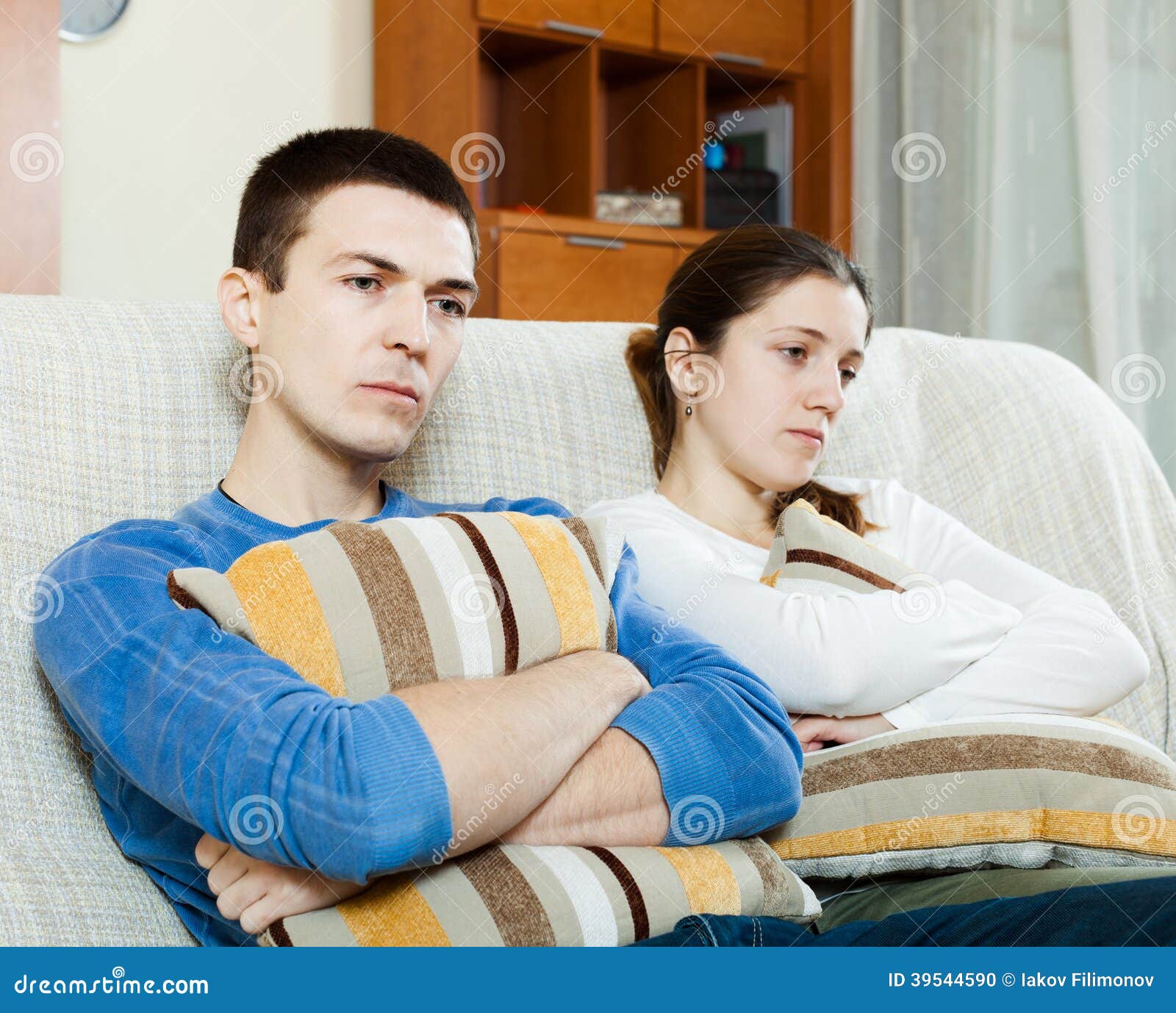 Young Family Having Problems Stock Photo - Image of problems, lonely ...