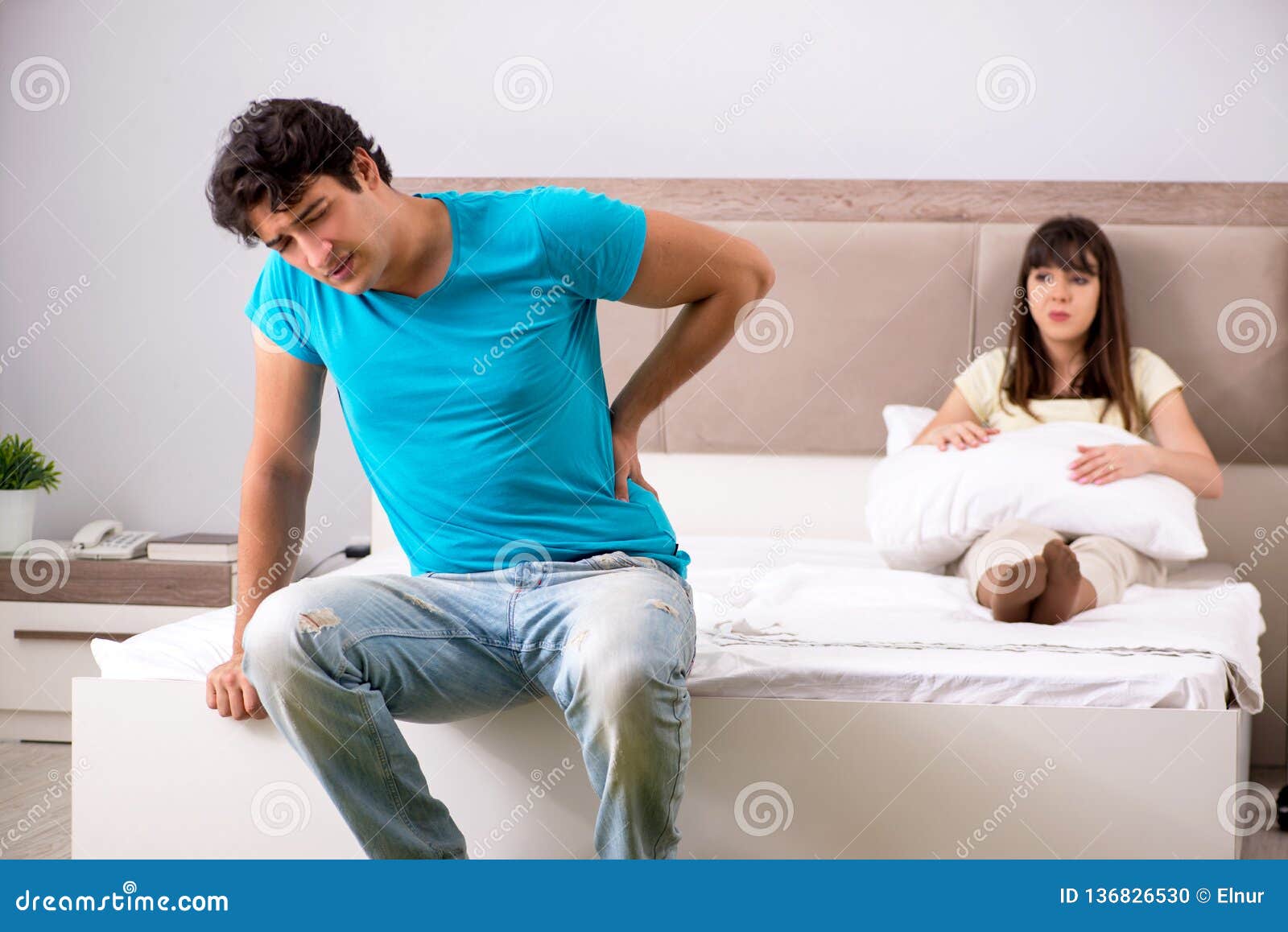 The Young Family Having Problems in Relationships Stock Photo - Image ...