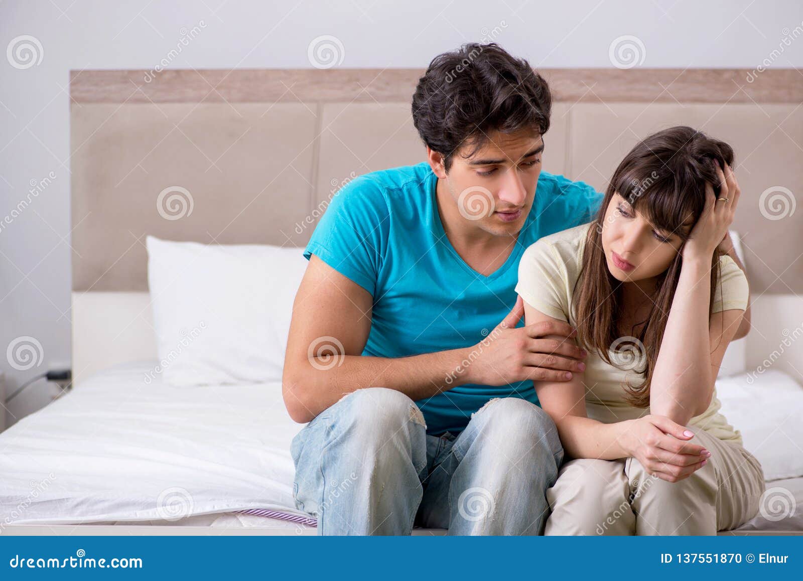 The Young Family Having Problems in Relationships Stock Photo - Image ...