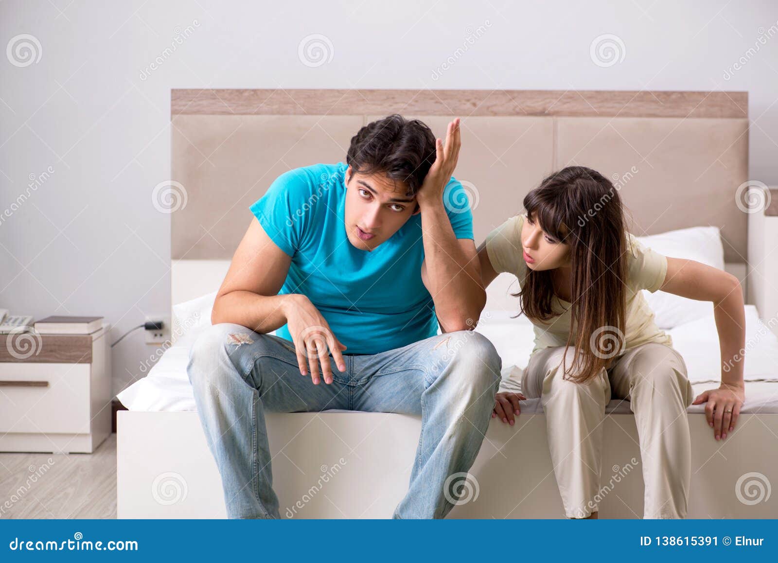 The Young Family Having Problems in Relationships Stock Image - Image ...