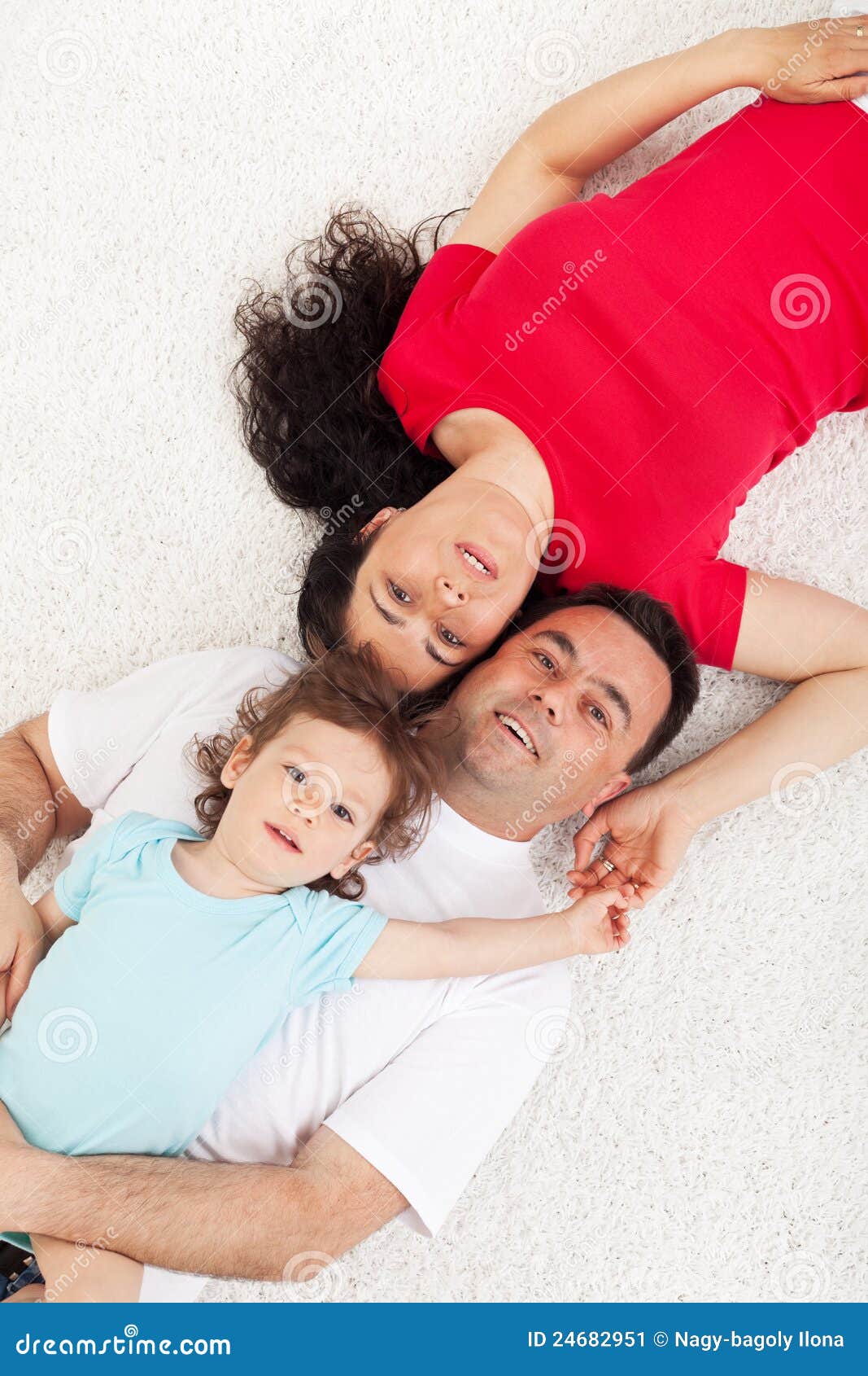 Young Family with One Child Stock Image - Image of male, family: 24682951