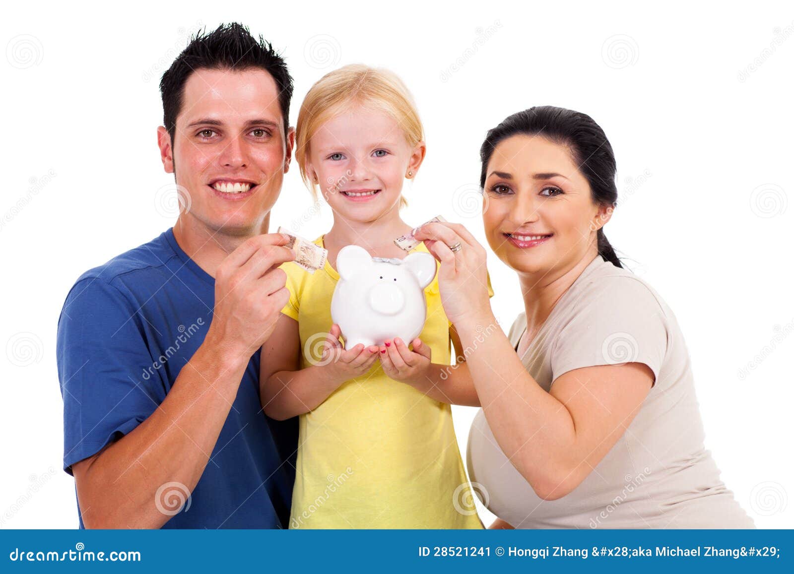 Young family saving stock image. Image of parenthood - 28521241