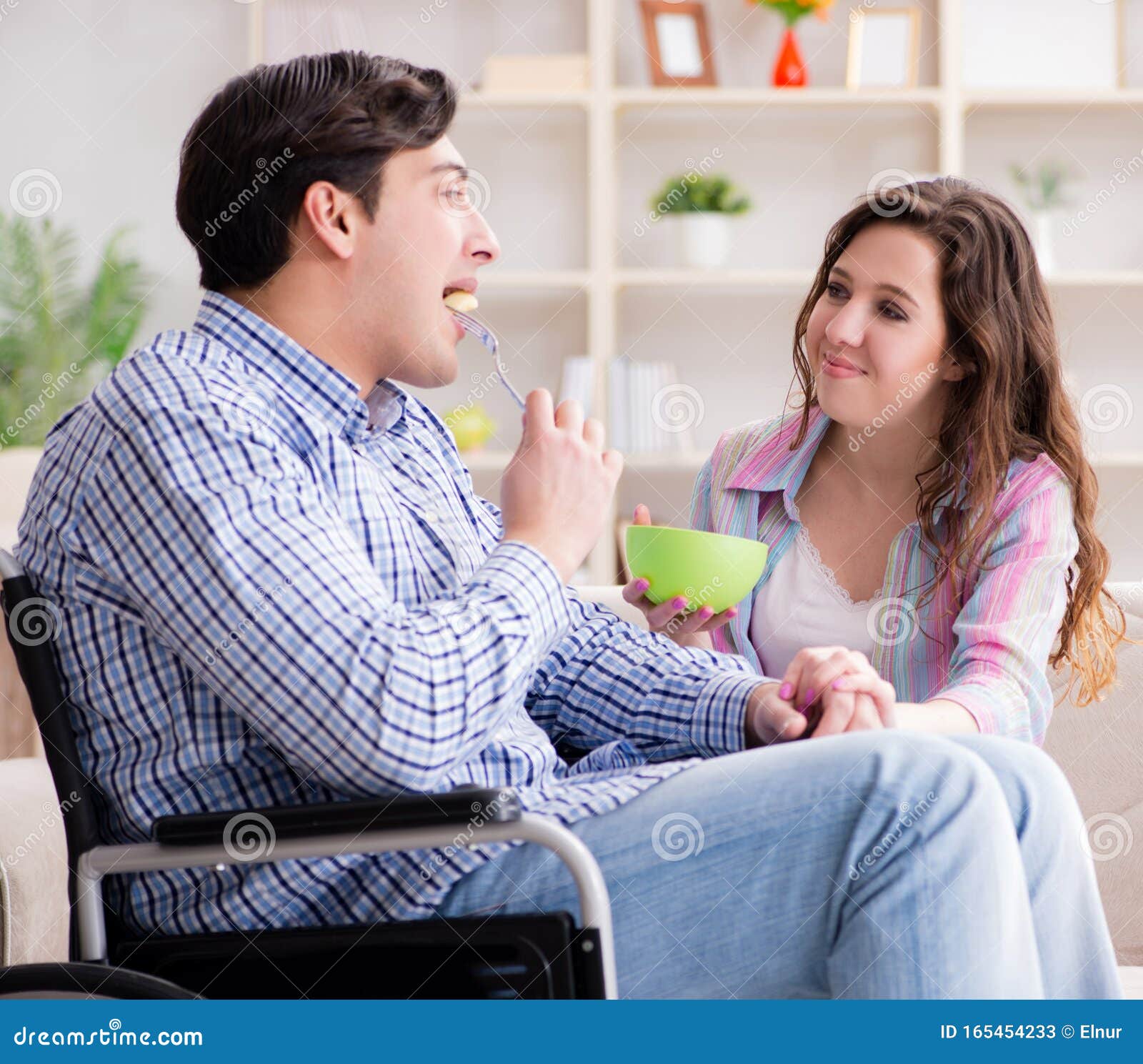 Young Family Taking Care of Each Other Stock Image - Image of care ...