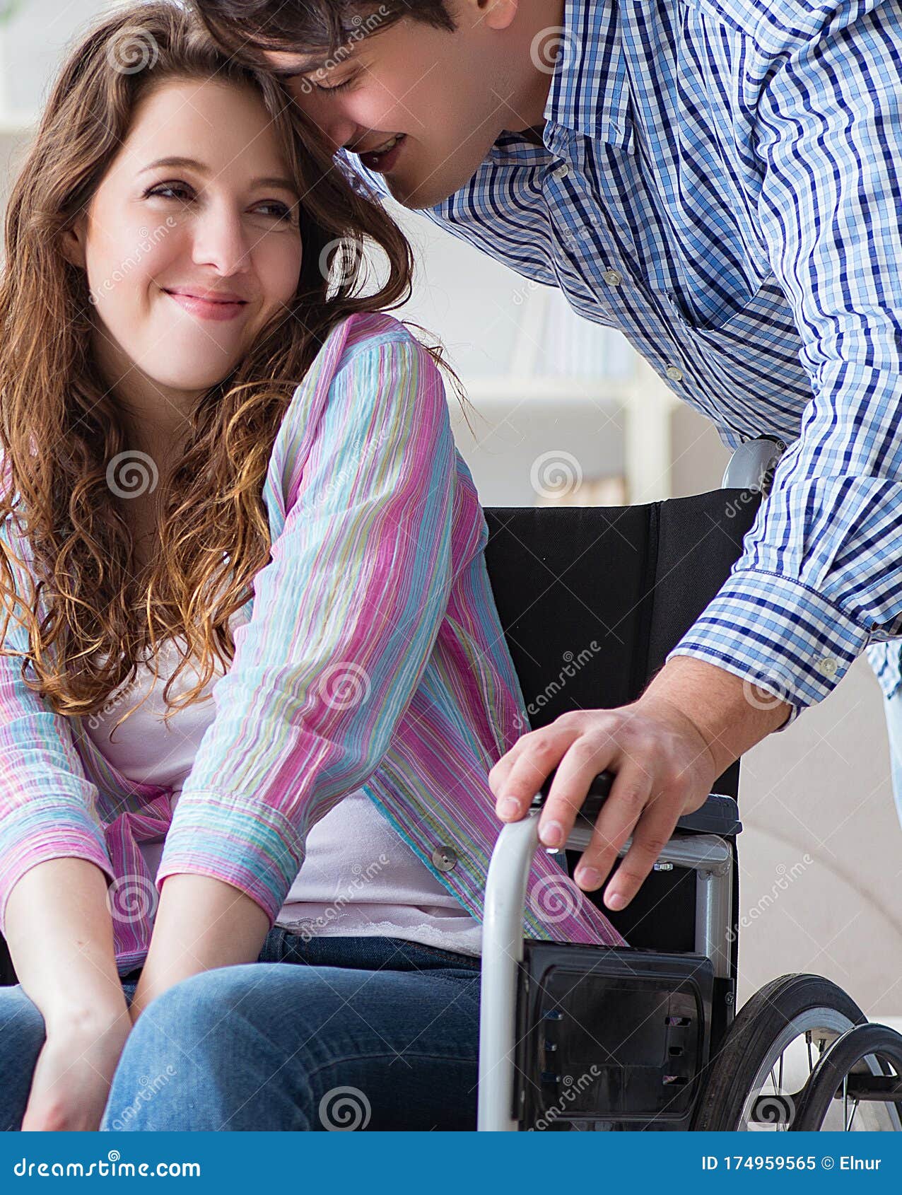 Young Family Taking Care of Each Other Stock Image - Image of ...