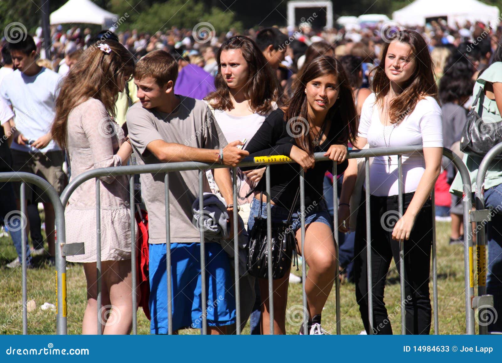 Young Fans at San Francisco Concert Editorial Stock Photo - Image of ...