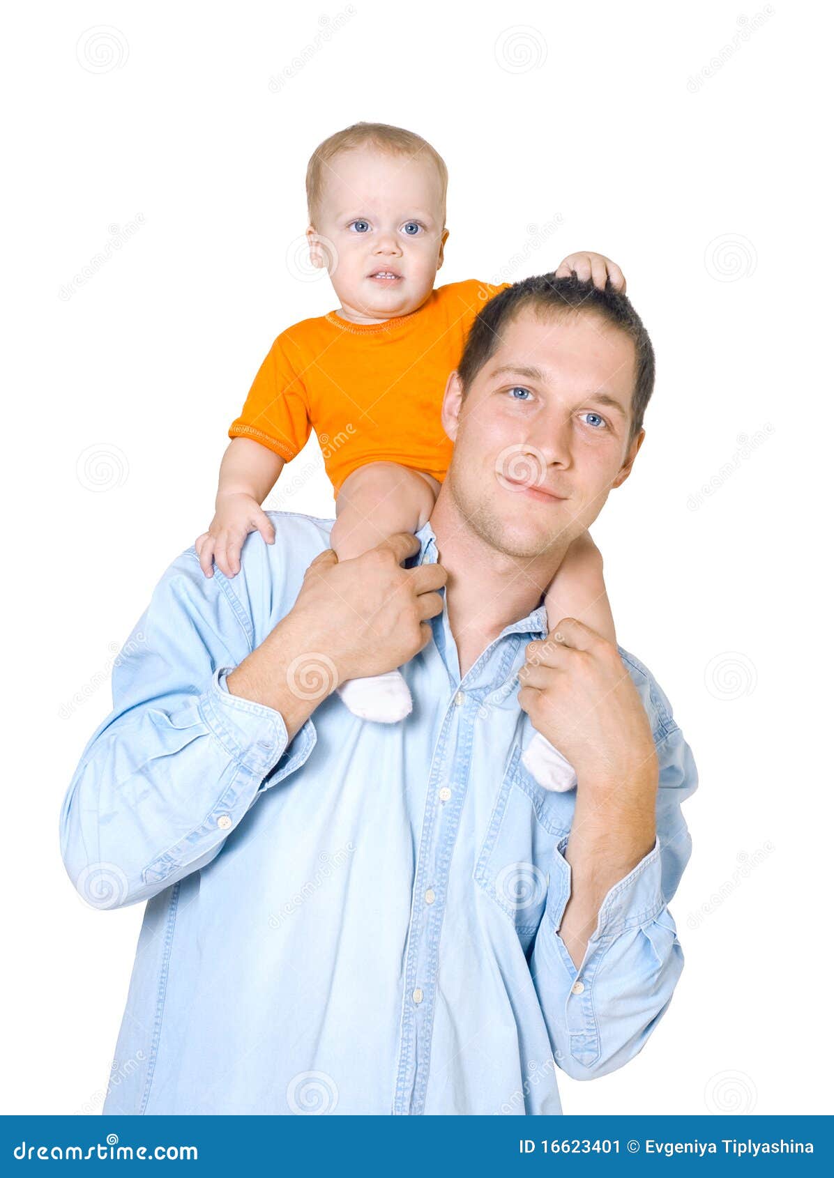 The young father stock image. Image of operates, born - 16623401