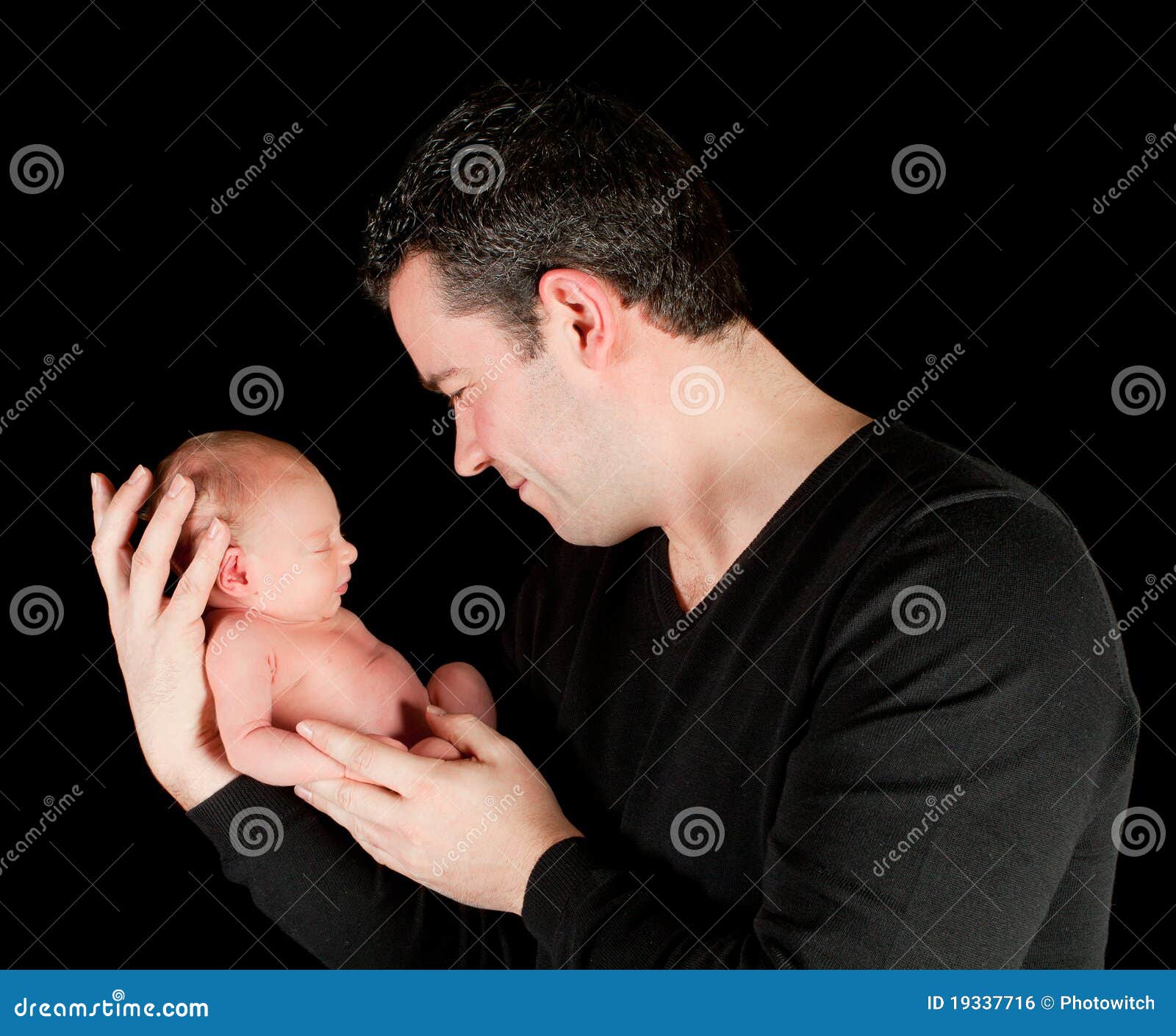 Young father stock photo. Image of caucasian, isolated - 19337716