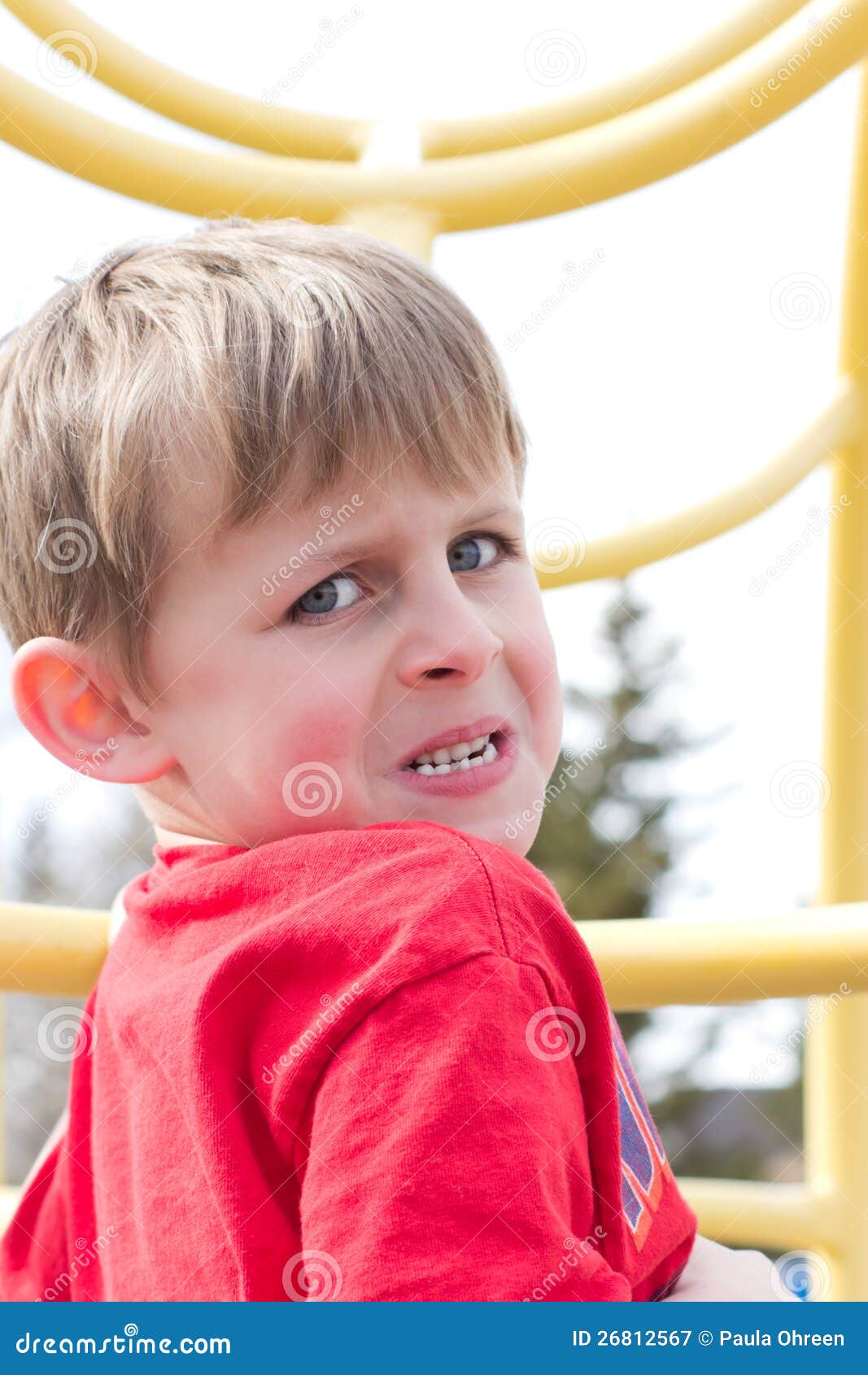 Young Fearful boy stock image. Image of young, afraid - 26812567