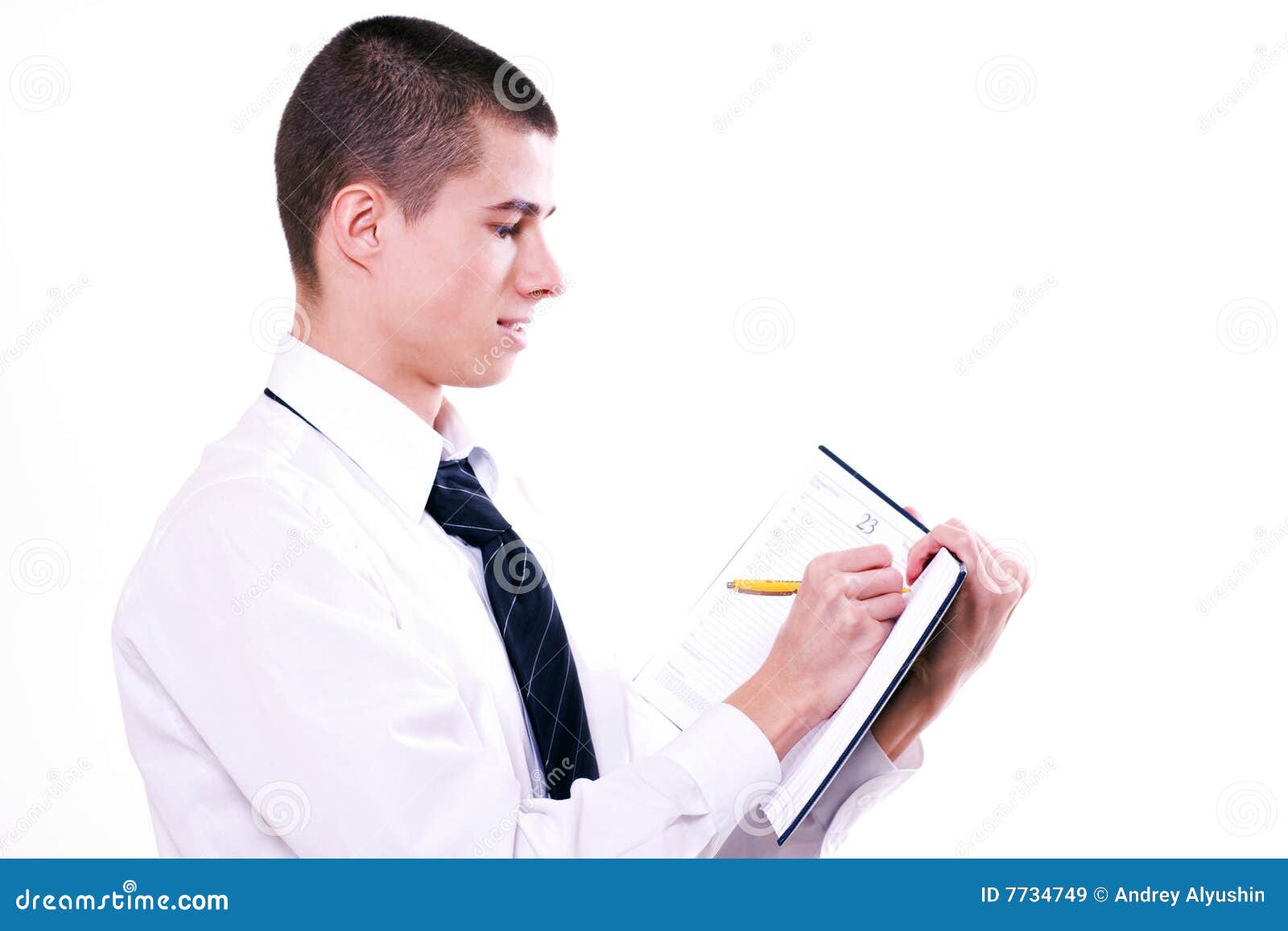 Young fellow on a seminar stock image. Image of audience - 7734749