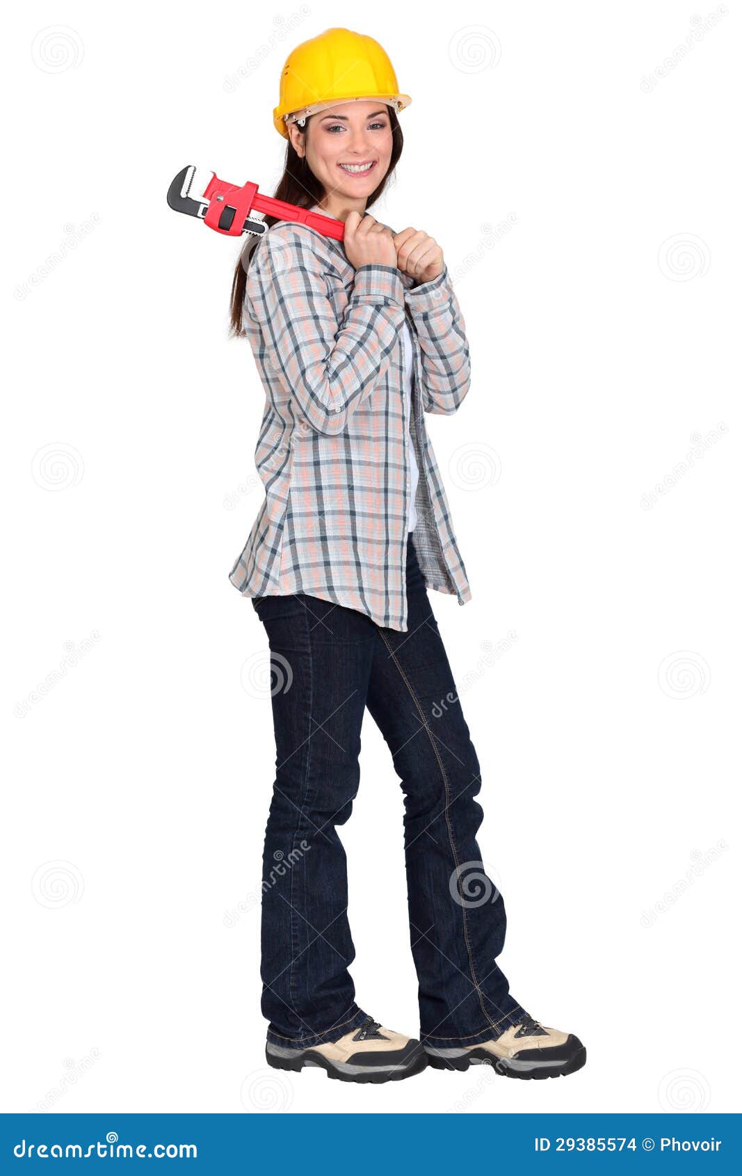 Young female apprentice stock photo. Image of qualified - 29385574