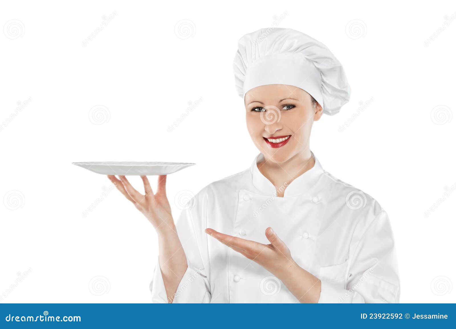 Young female chef stock photo. Image of gourmet, copy - 23922592