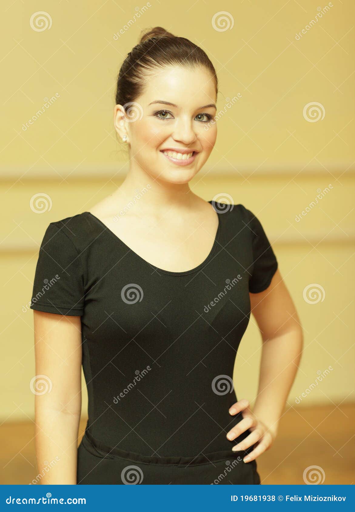 Young Female Dancer Smiling Stock Photo - Image of expression, smiling ...