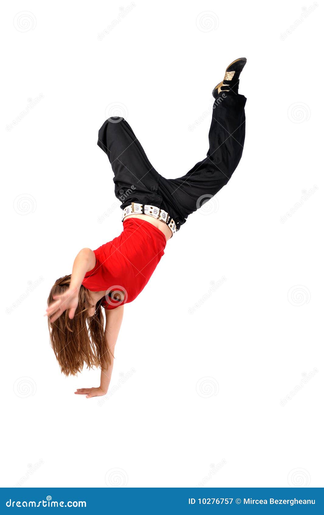 Female Rapper Showing An Aggressive Hand Gesture For Arrogant Attitude ...