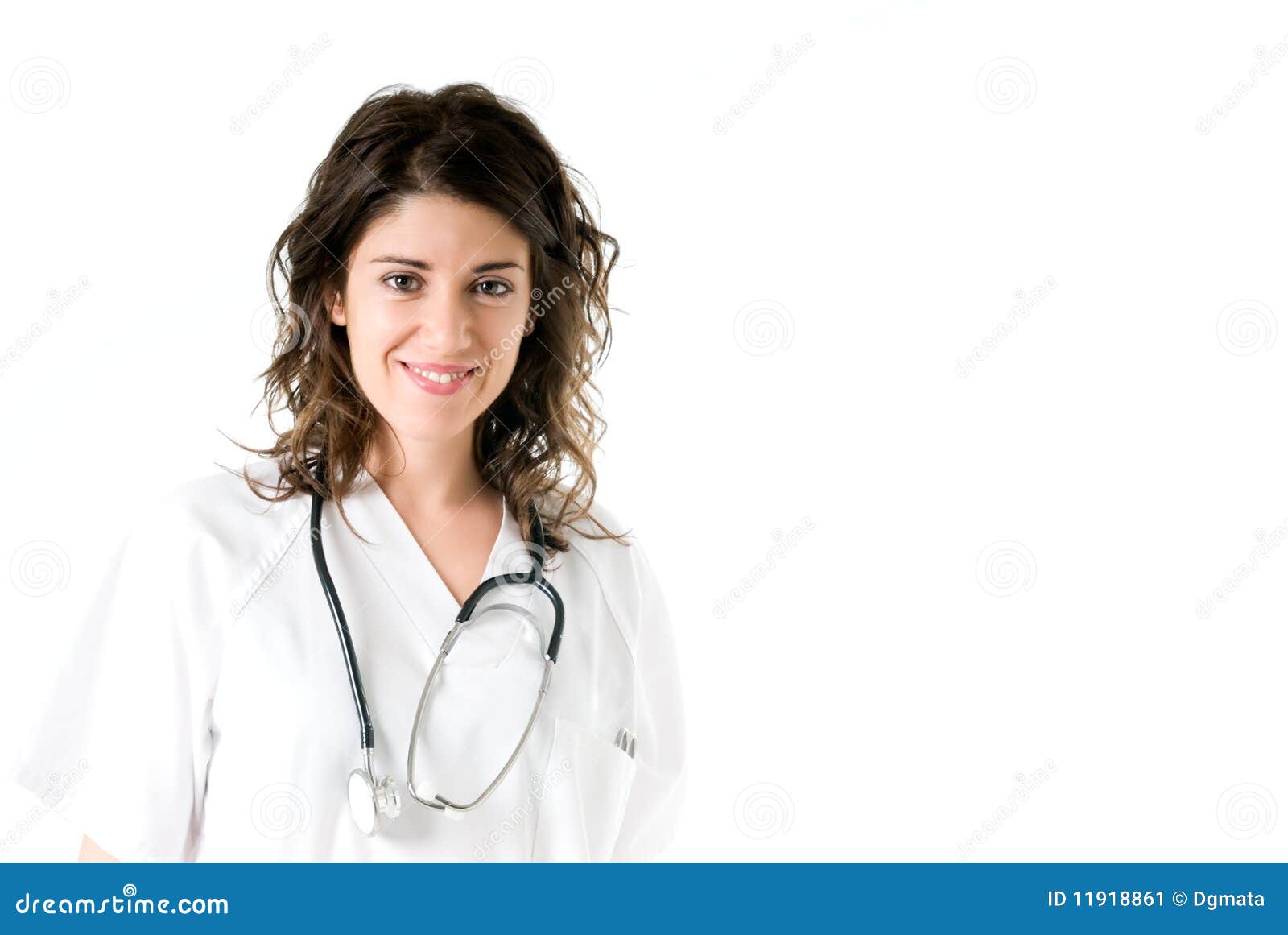 Young female doctor stock image. Image of friendly, girl - 11918861